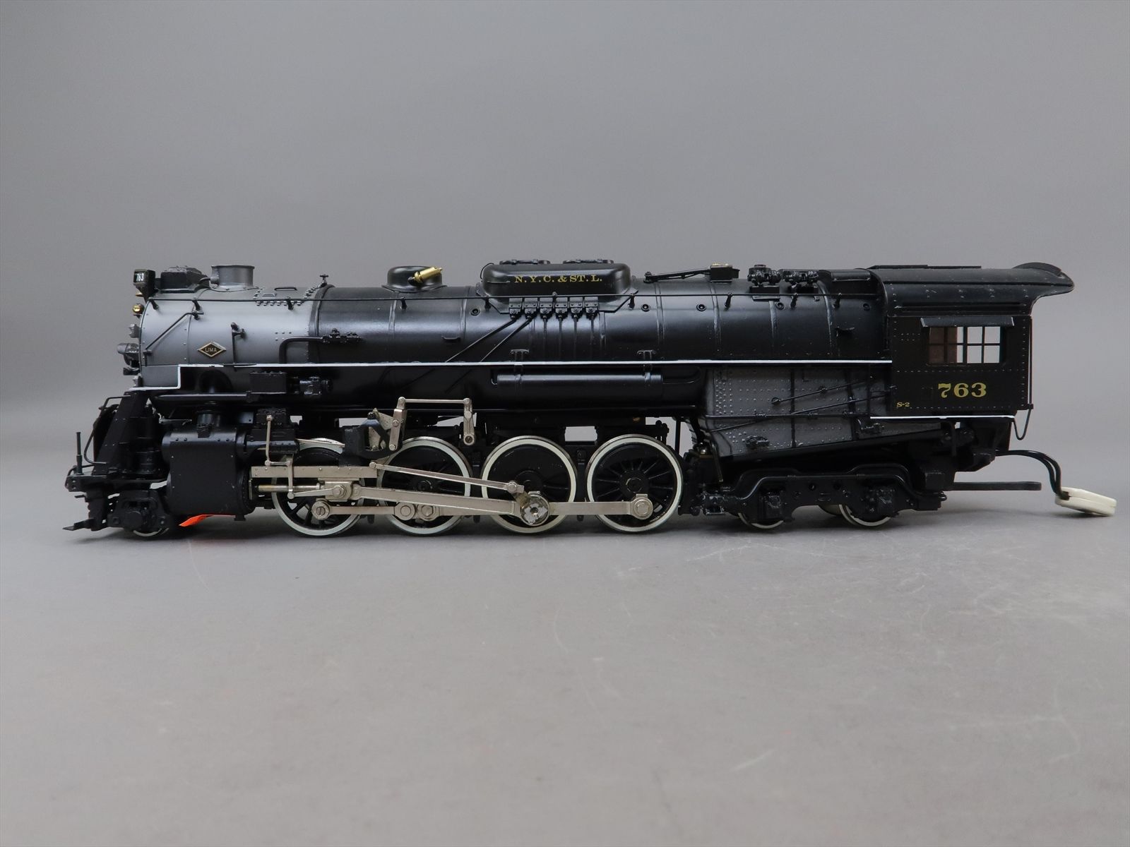 O 2-Rail Brass Model - US Hobbies NKP NIckel Plate 2-8-4 #763 - Custom ...