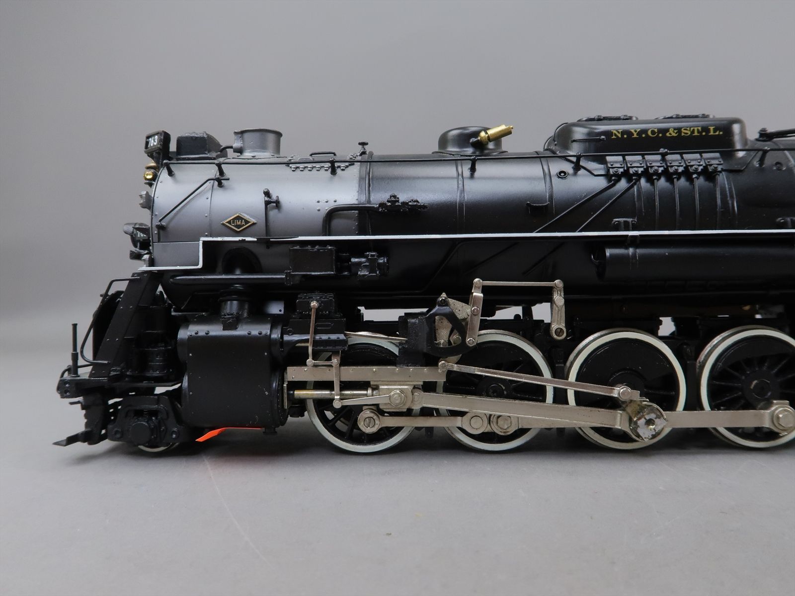 O 2-Rail Brass Model - US Hobbies NKP NIckel Plate 2-8-4 #763 - Custom ...