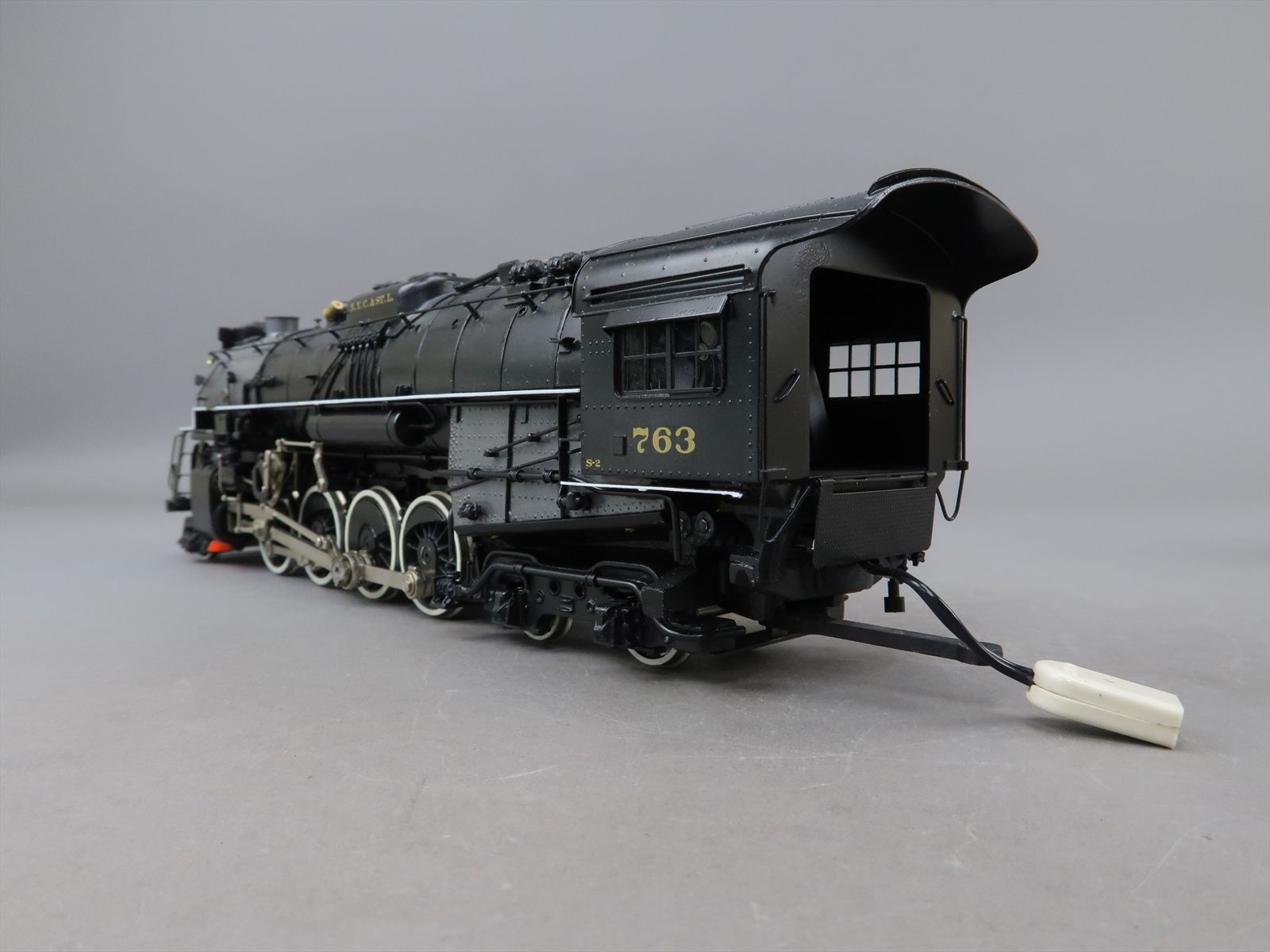 O 2-Rail Brass Model - US Hobbies NKP NIckel Plate 2-8-4 #763 - Custom ...