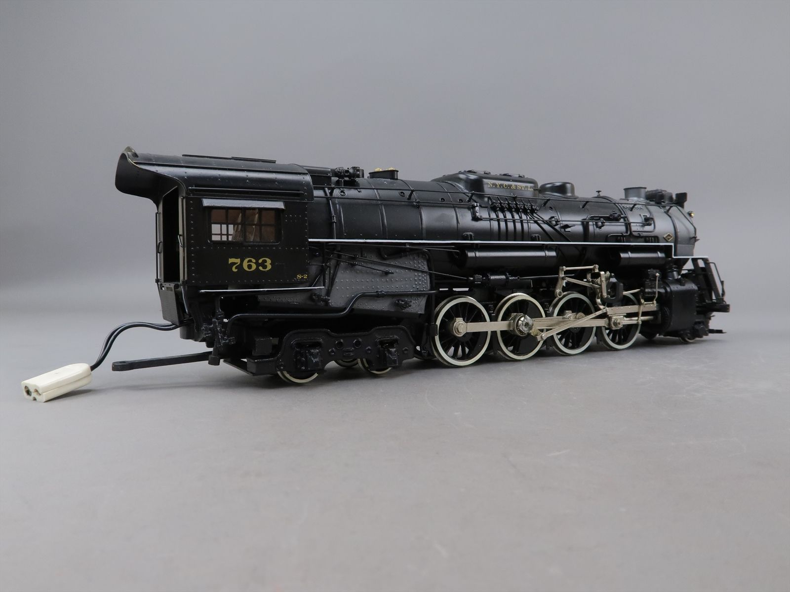 O 2-Rail Brass Model - US Hobbies NKP NIckel Plate 2-8-4 #763 - Custom ...