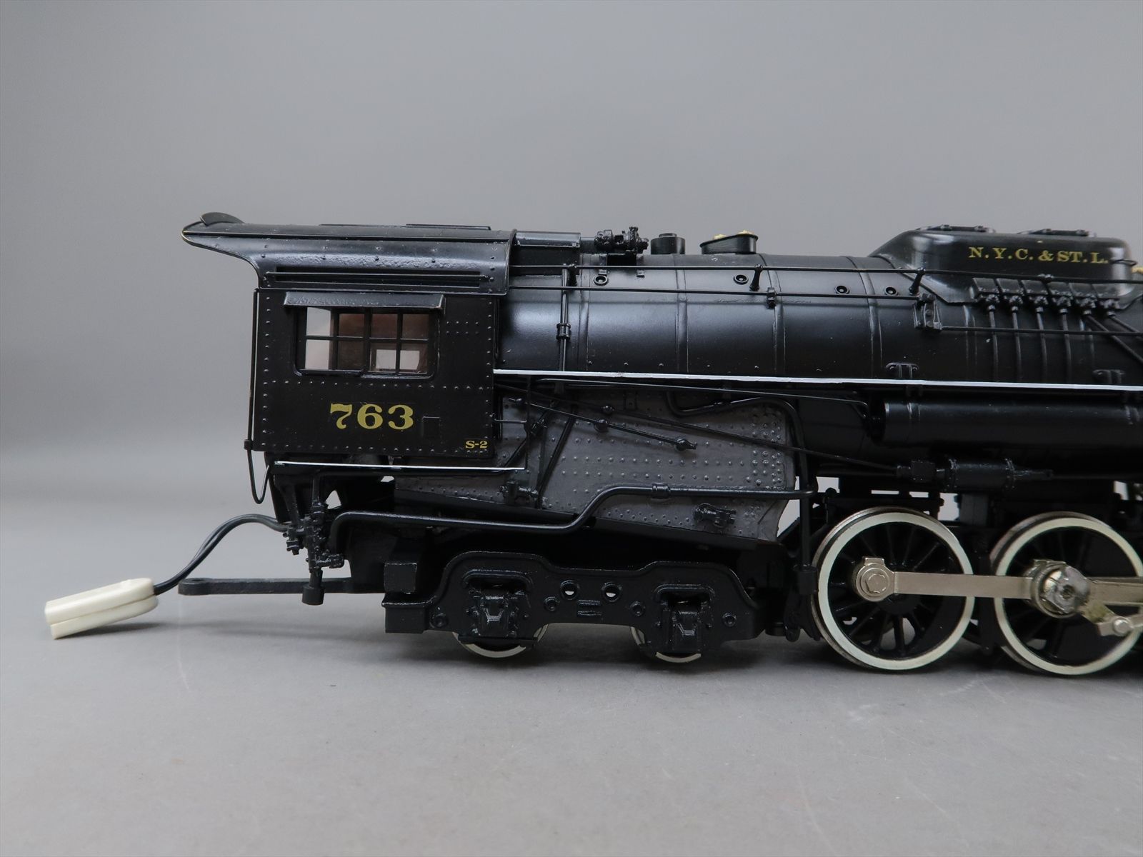 O 2-Rail Brass Model - US Hobbies NKP NIckel Plate 2-8-4 #763 - Custom ...