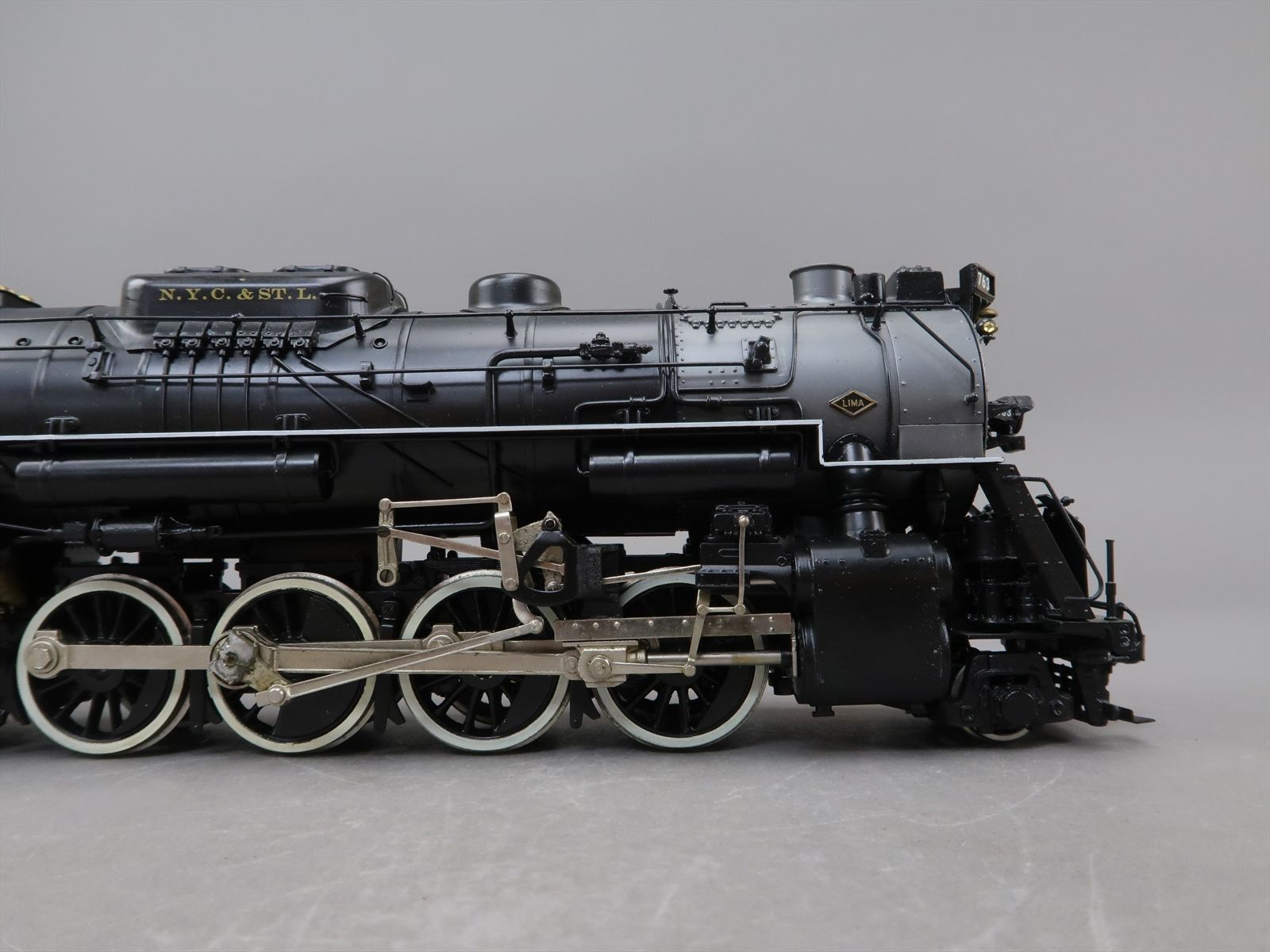 O 2-Rail Brass Model - US Hobbies NKP NIckel Plate 2-8-4 #763 - Custom ...
