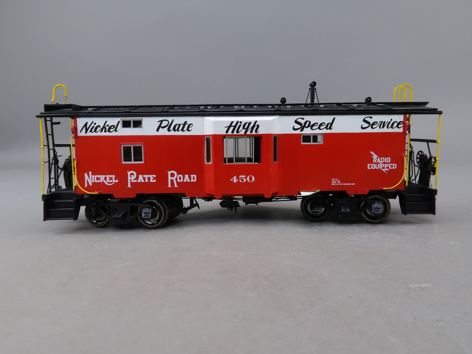 O Brass Model - OMI 0075.1 NKP B-W Caboose Radio-Equipped #450 - F/P ...