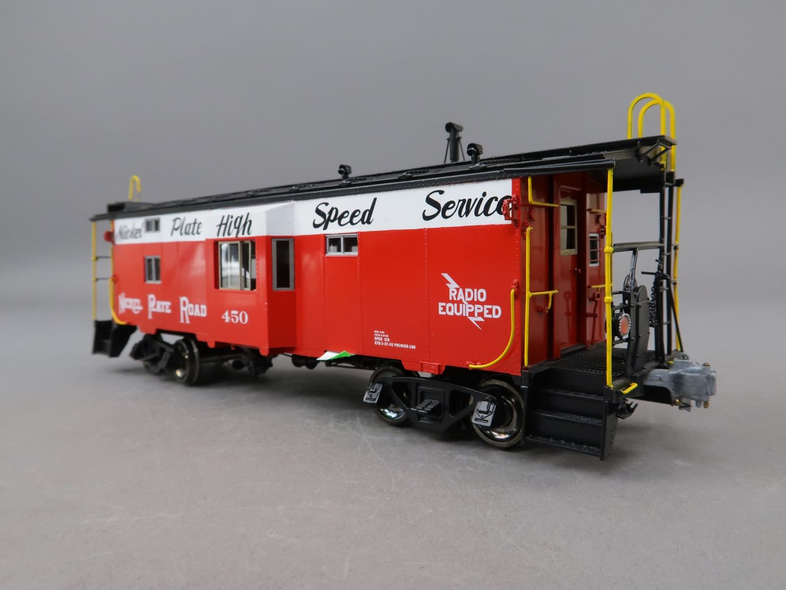 O Brass Model - OMI 0075.1 NKP B-W Caboose Radio-Equipped #450 - F/P ...