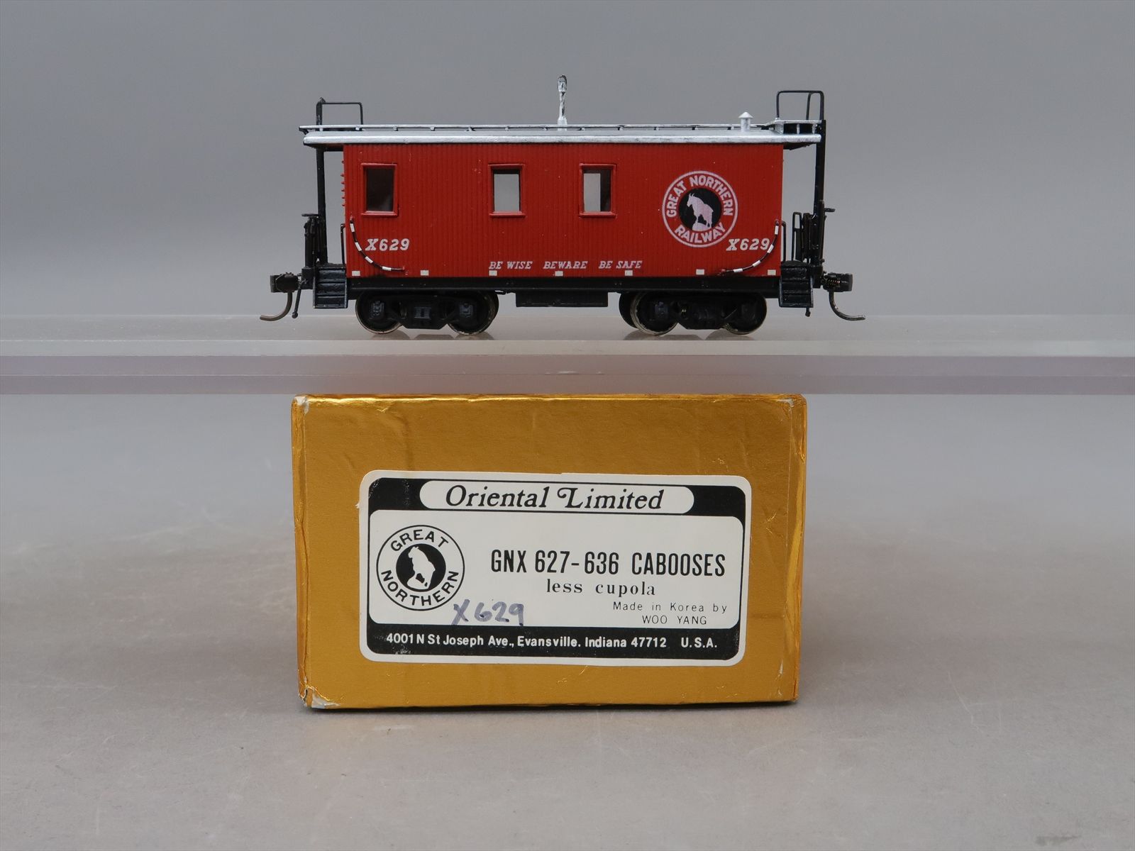 HO Brass Model - Oriental GN Great Northern 25' Yard Service Wood ...