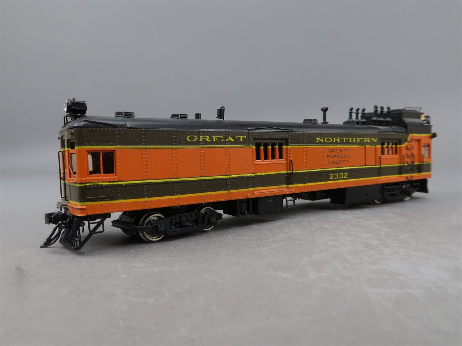 HO Brass Model - Oriental GN Great Northern Gas Electric + Coach ...