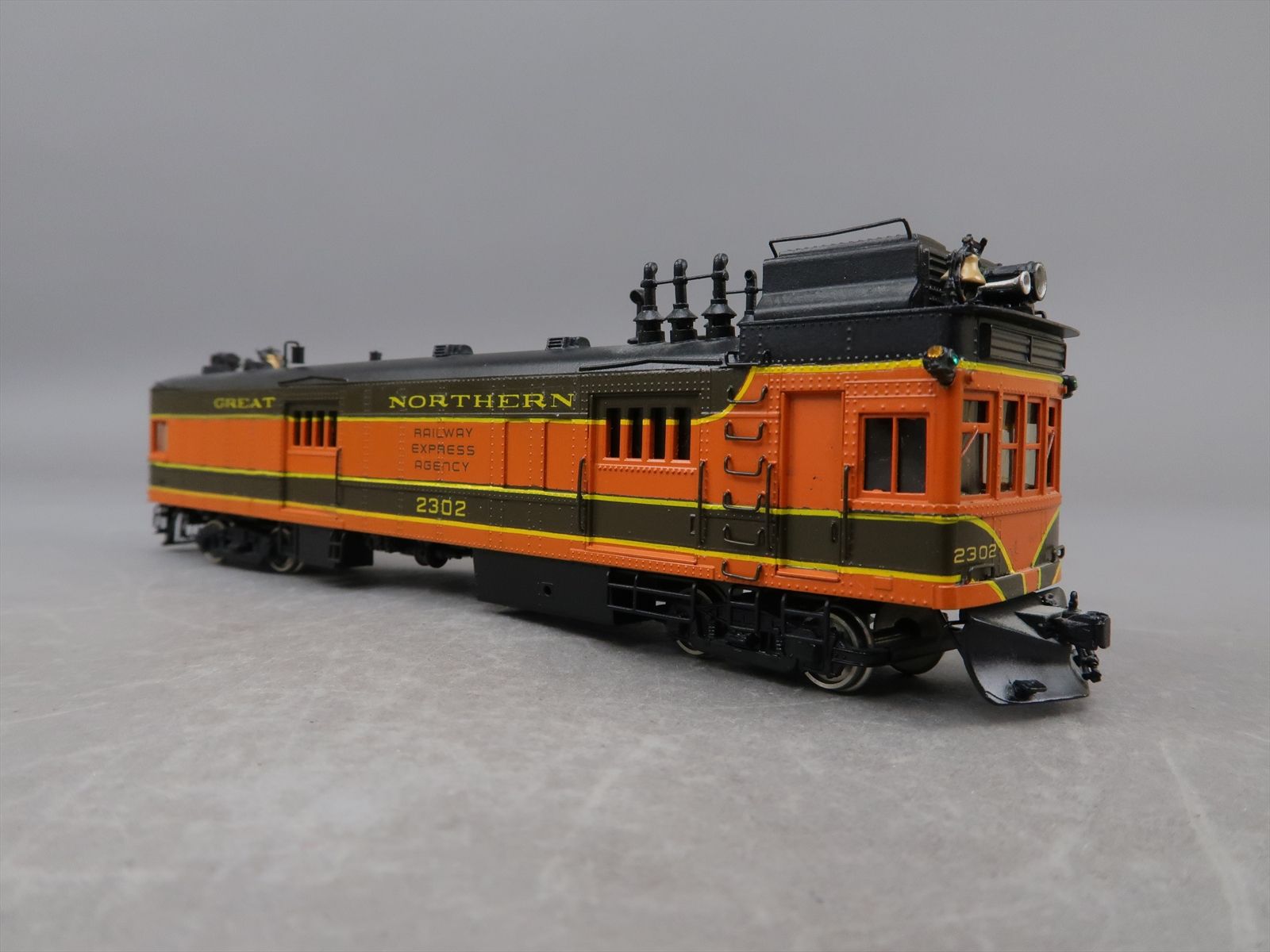 HO Brass Model - Oriental GN Great Northern Gas Electric + Coach ...