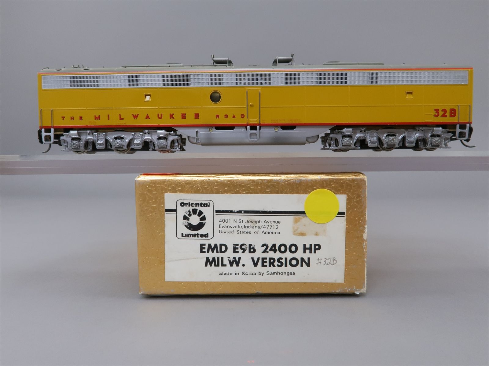 HO Brass Model - Oriental Milwaukee E9 E9B 2400HP #32B - Custom - 1986 ...