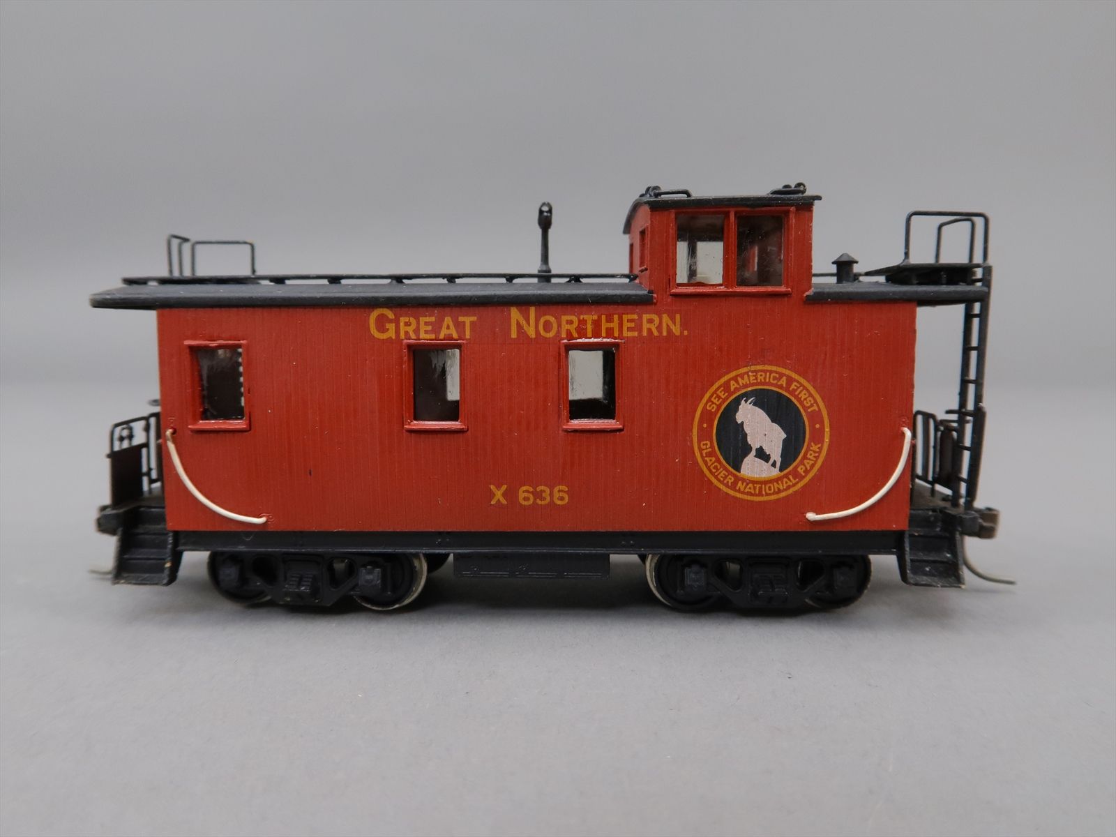HO Brass Model - Oriental GN Great Northern 25' Wood Caboose w/ Cupola ...