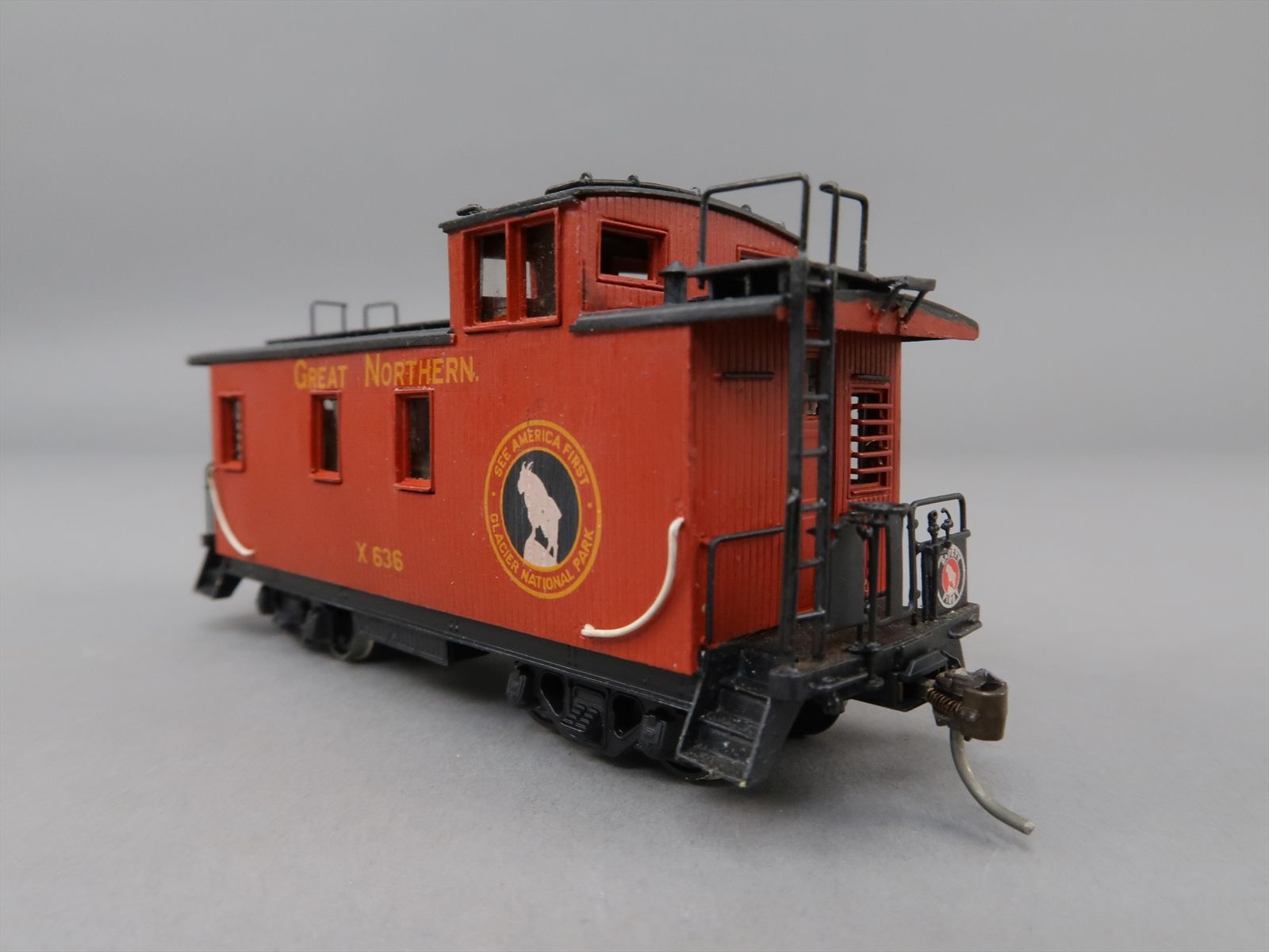 HO Brass Model - Oriental GN Great Northern 25' Wood Caboose w/ Cupola ...