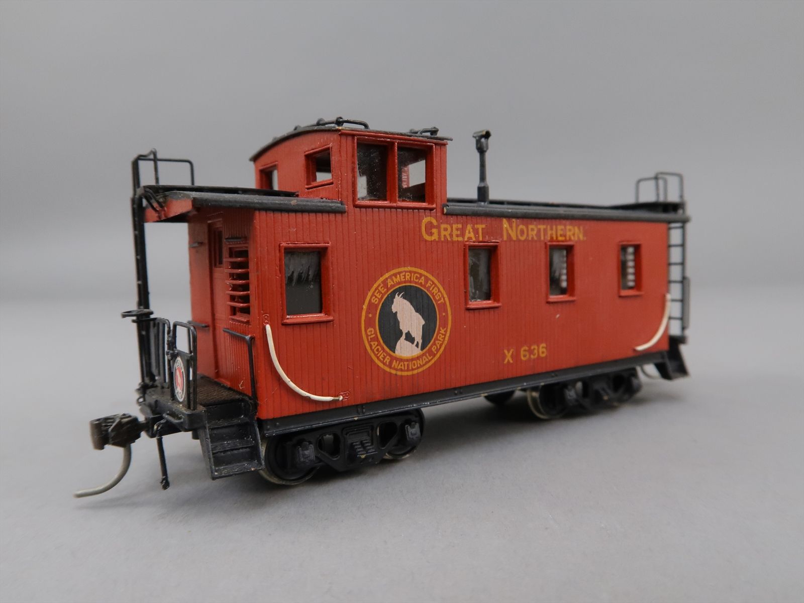 HO Brass Model - Oriental GN Great Northern 25' Wood Caboose w/ Cupola ...