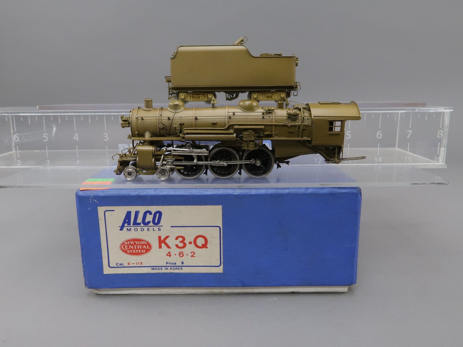 BARGAIN BRASS - HO Brass Model - ALCO S-113 NYC New York Central K-3q - Unpainted - 1976 Run ...
