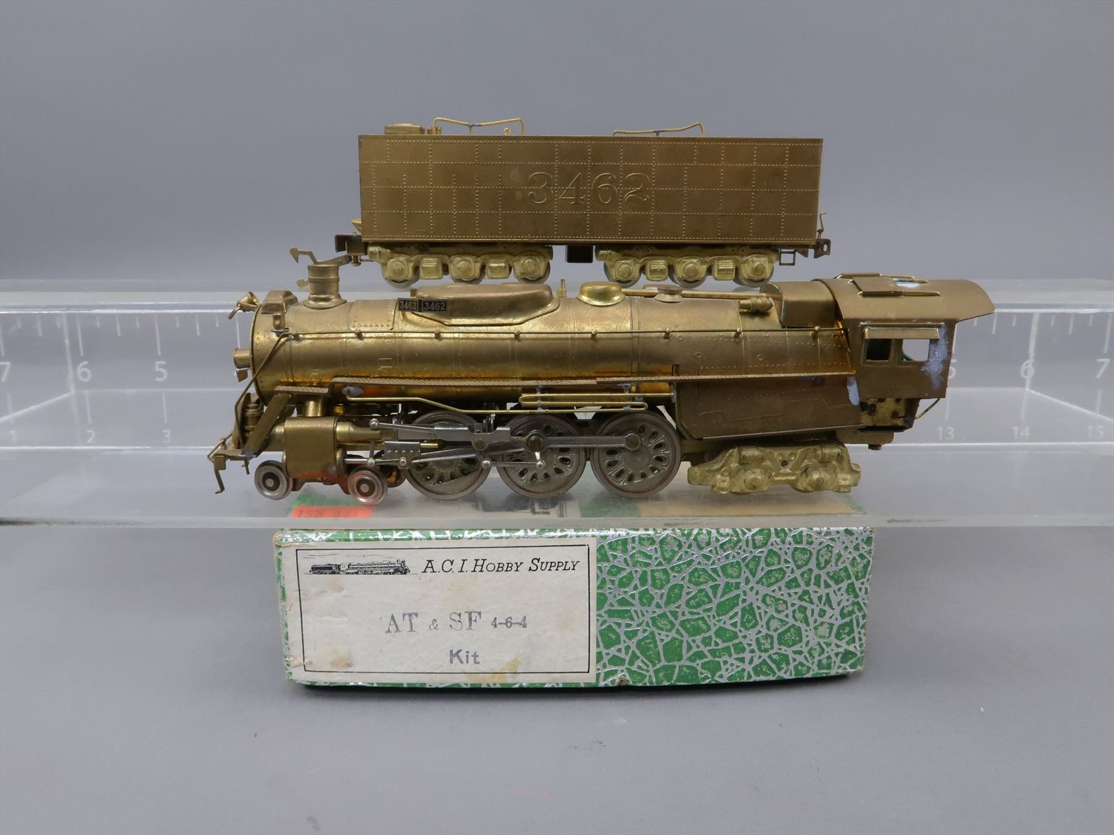 HO Brass Kit - ACI Hobby Supply AT&SF Santa Fe 4-6-4 #3462 - Unpainted ...