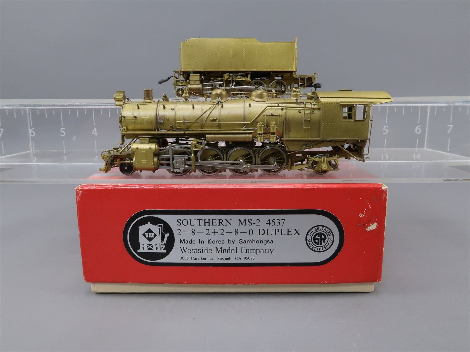 HO Brass Model - WMC SOU Southern MS-2 Duplex 2-8-2+2-8-0 - Unpainted ...