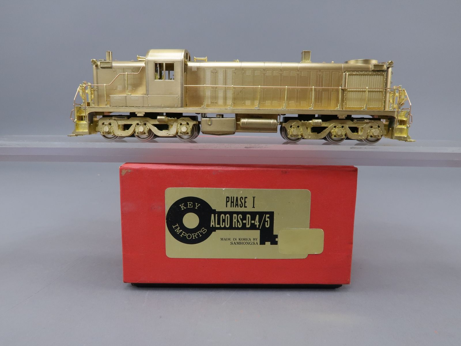HO Brass Model - Key ALCO RSD-4/5 Phase I - Unpainted - Samhongsa