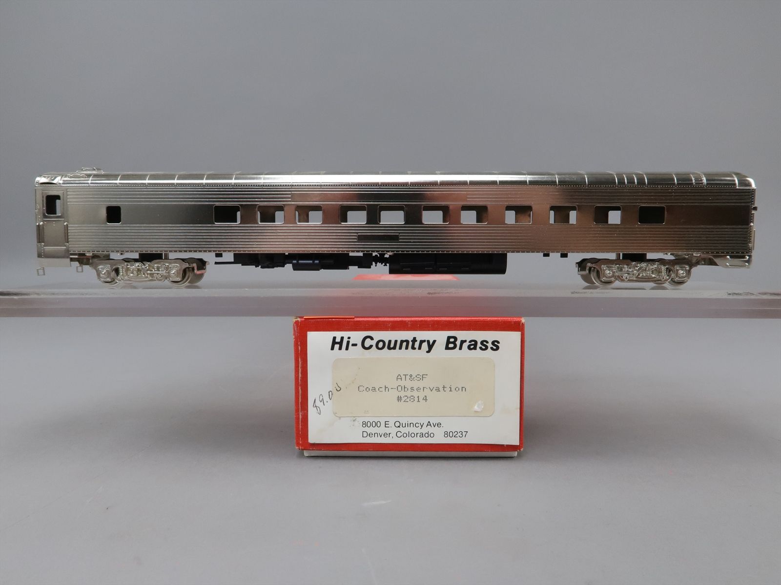 HO Brass Model - HCB Hi-Country AT&SF Santa Fe Coach - Observation ...
