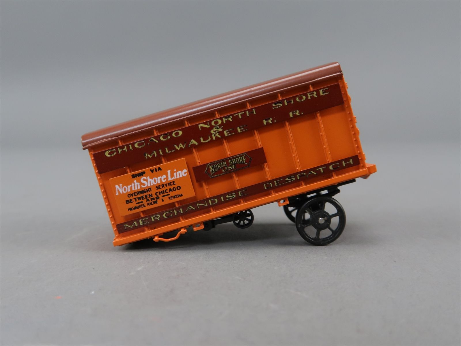 HO Brass Model - MTS CNS&M Chicago North Shore Line Merchandise Despatch Trailer ONLY - F/P ...