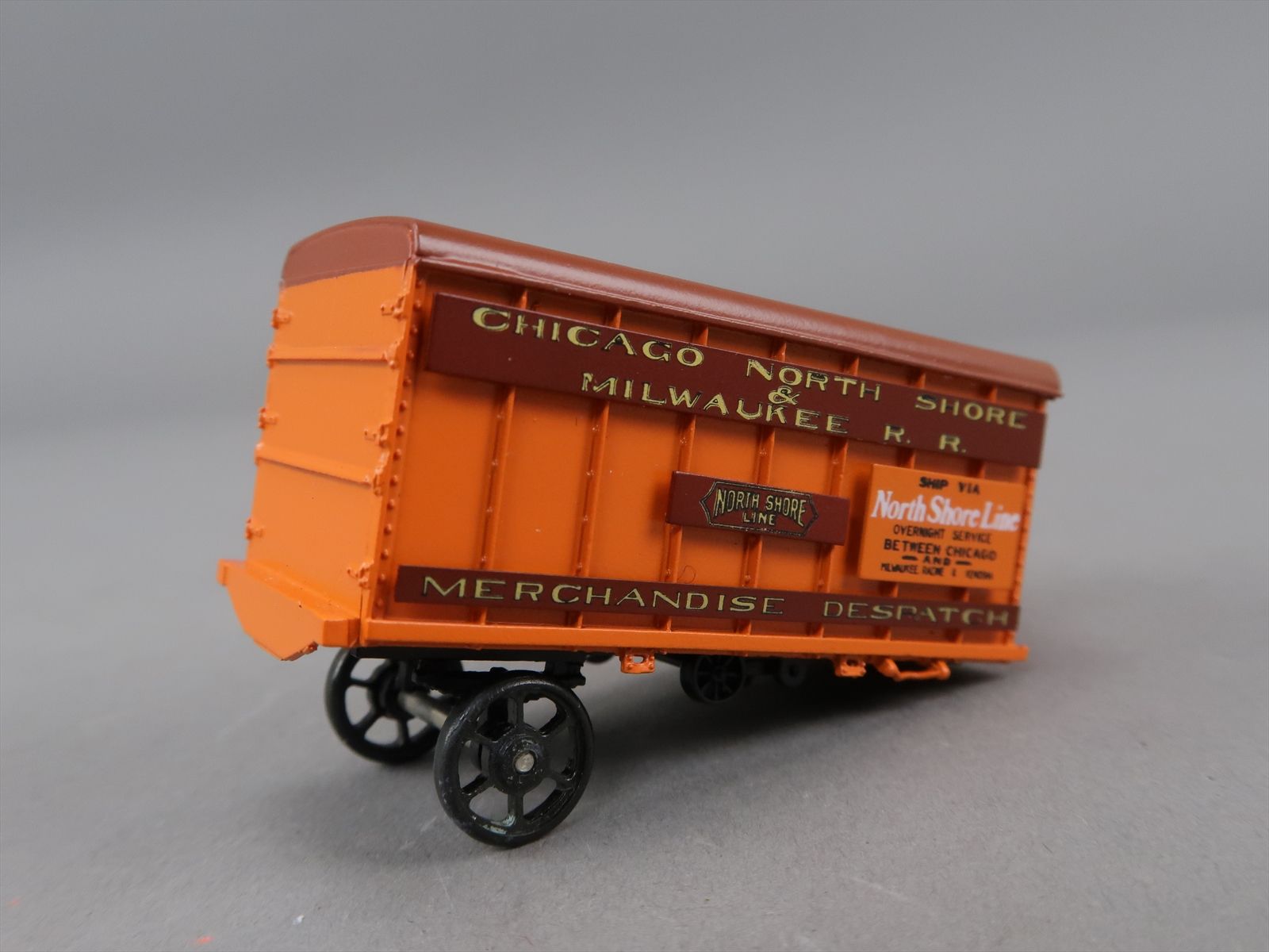 HO Brass Model - MTS CNS&M Chicago North Shore Line Merchandise Despatch Trailer ONLY - F/P ...