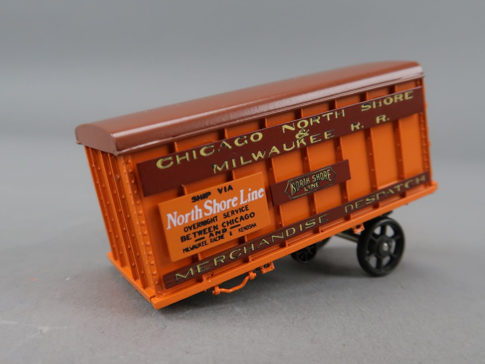 HO Brass Model - MTS CNS&M Chicago North Shore Line Merchandise Despatch Trailer ONLY - F/P ...