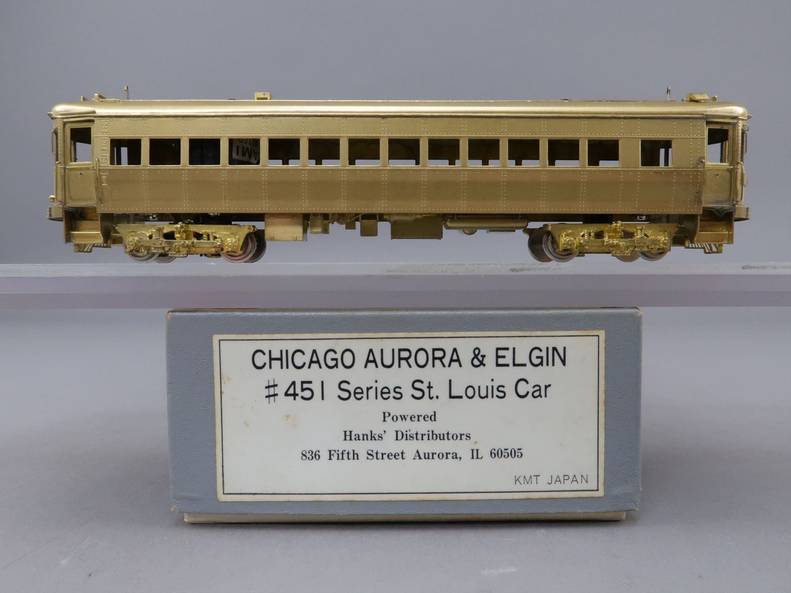 HO Brass Model - Hanks CA&E Chicago Aurora & Elgin St Louis Car 451 ...