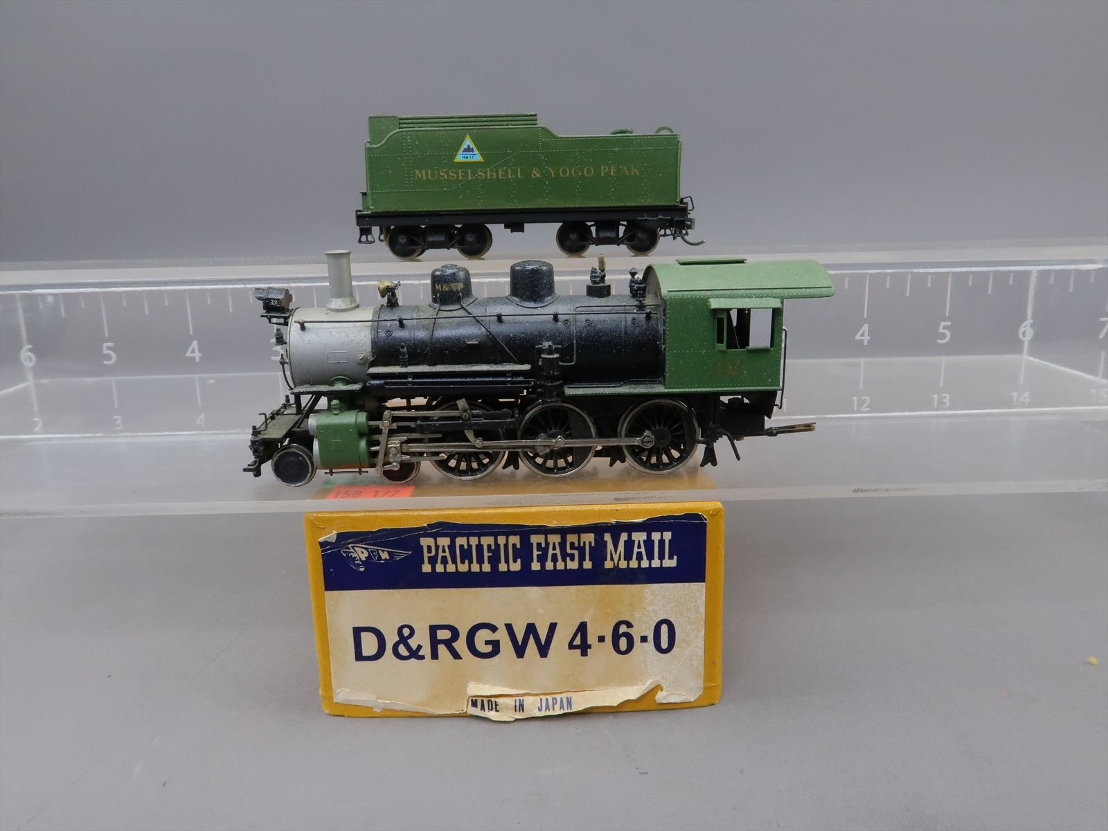 HO Brass Model - PFM D&RGW as Musselshell & Yogo Peak 4-6-0 #32 ...