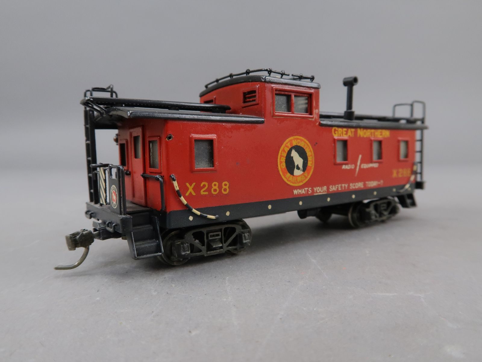 HO Brass Model - PFM 350 GN Great Northern Caboose #X288 - F/P - 1971 Run - Tenshodo