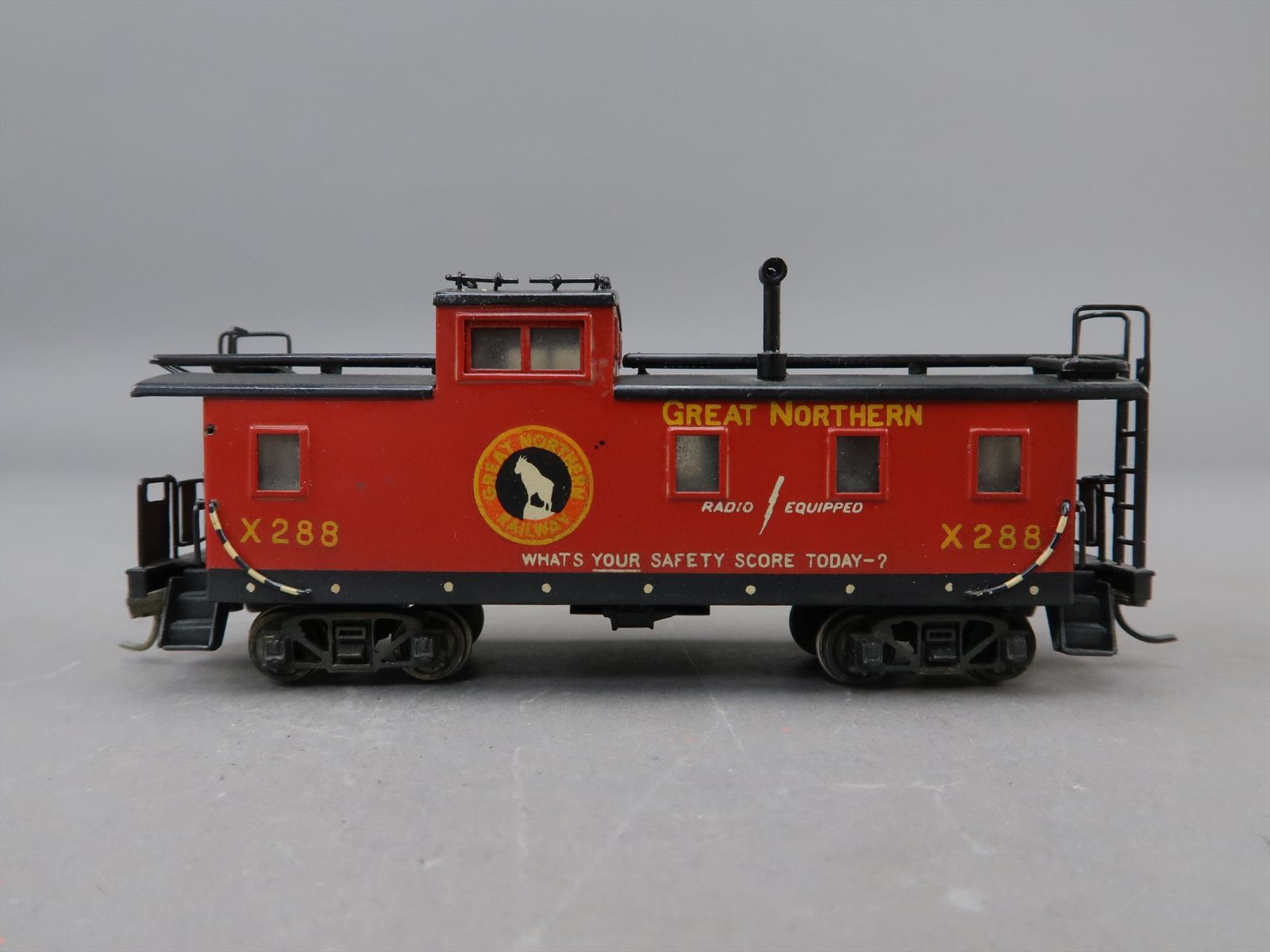 HO Brass Model - PFM 350 GN Great Northern Caboose #X288 - F/P - 1971 Run - Tenshodo