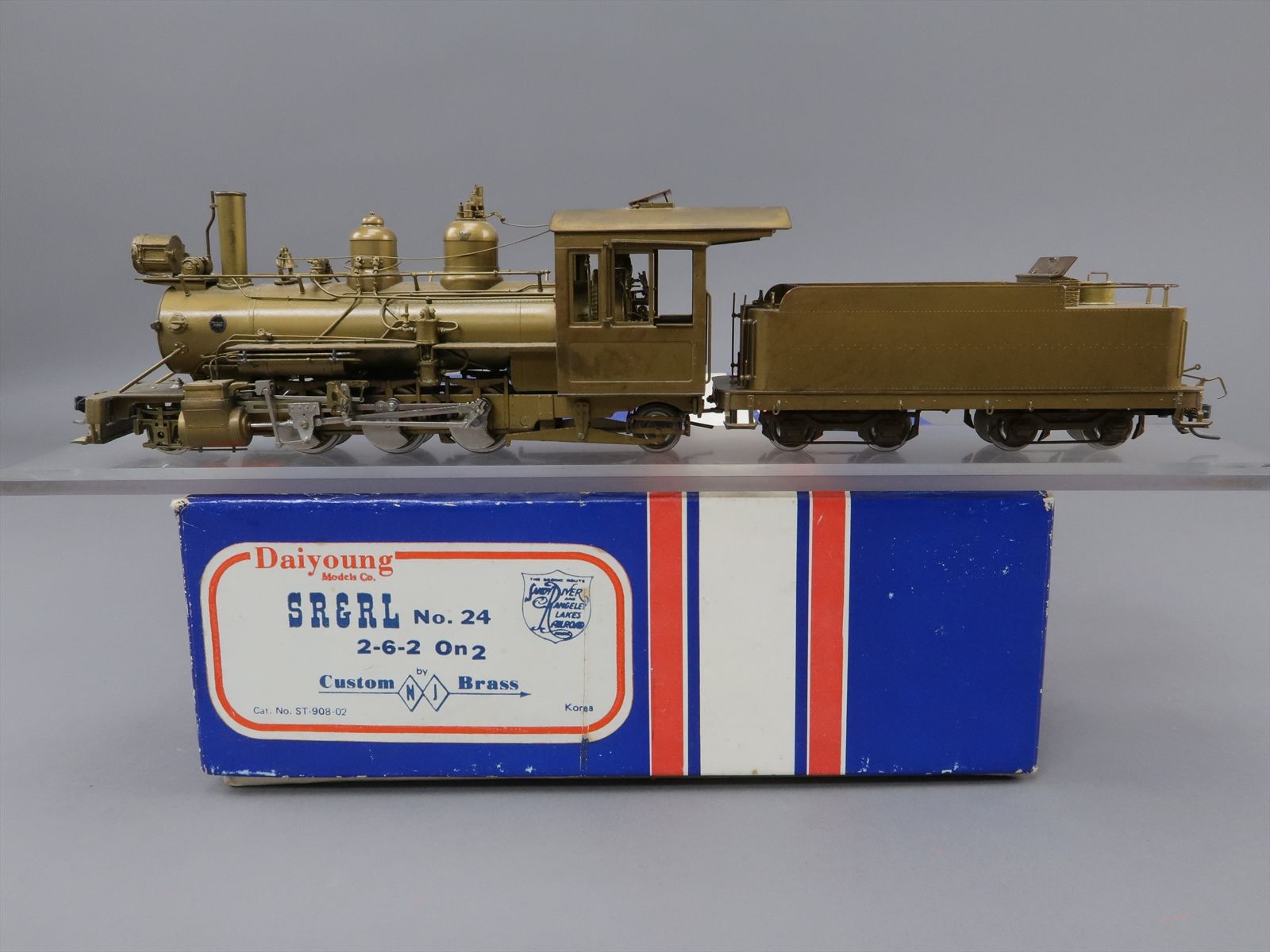 On2 Brass Model - NJCB ST-908-O2 SR&RL Sandry River & Rangeley Lakes 2 ...