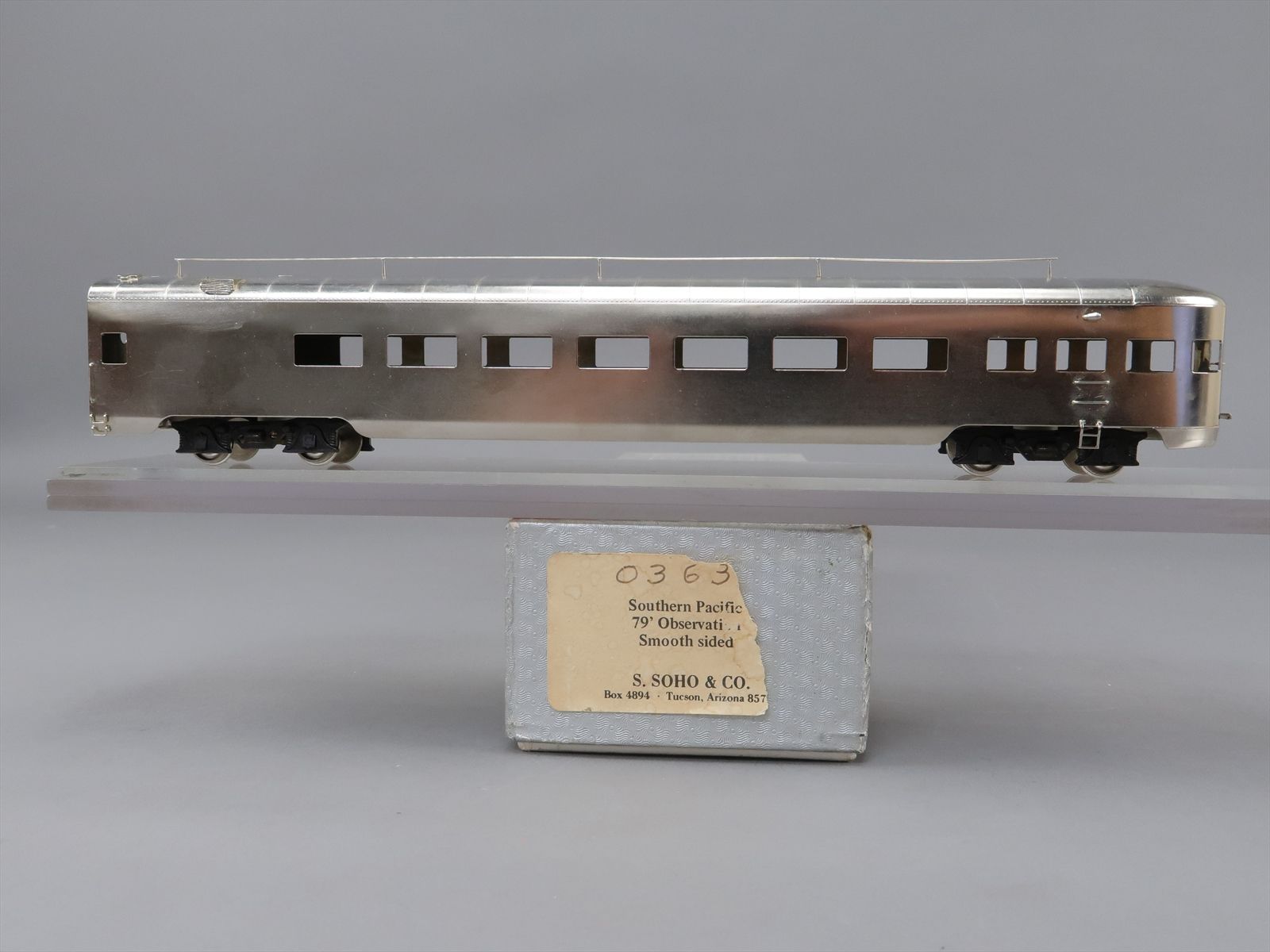 HO Brass Model - Soho SP Southern Pacific 79' Smooth Side Observation ...