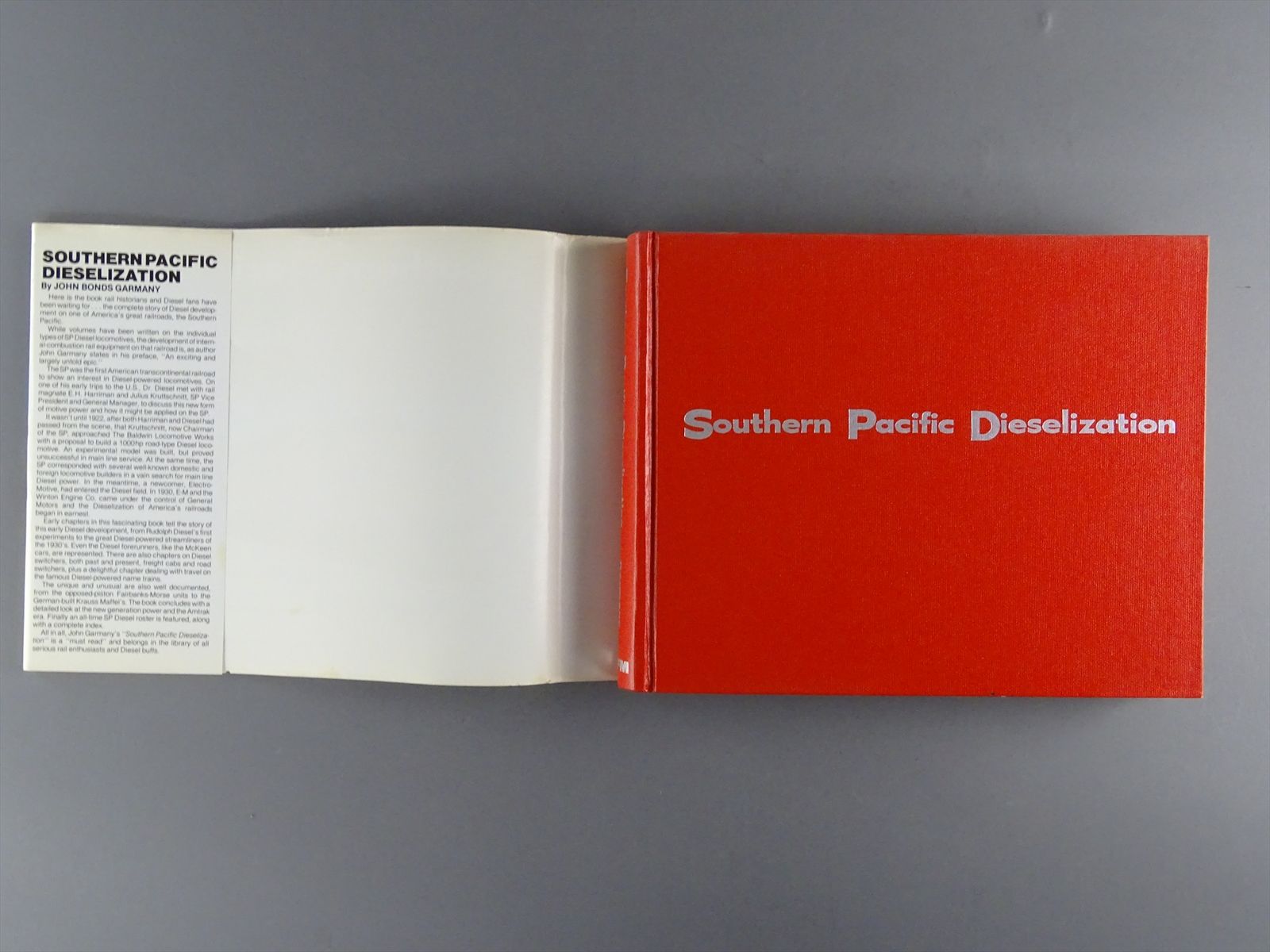 Railroad Book - Southern Pacific Dieselization - John Bonds Garmany ...
