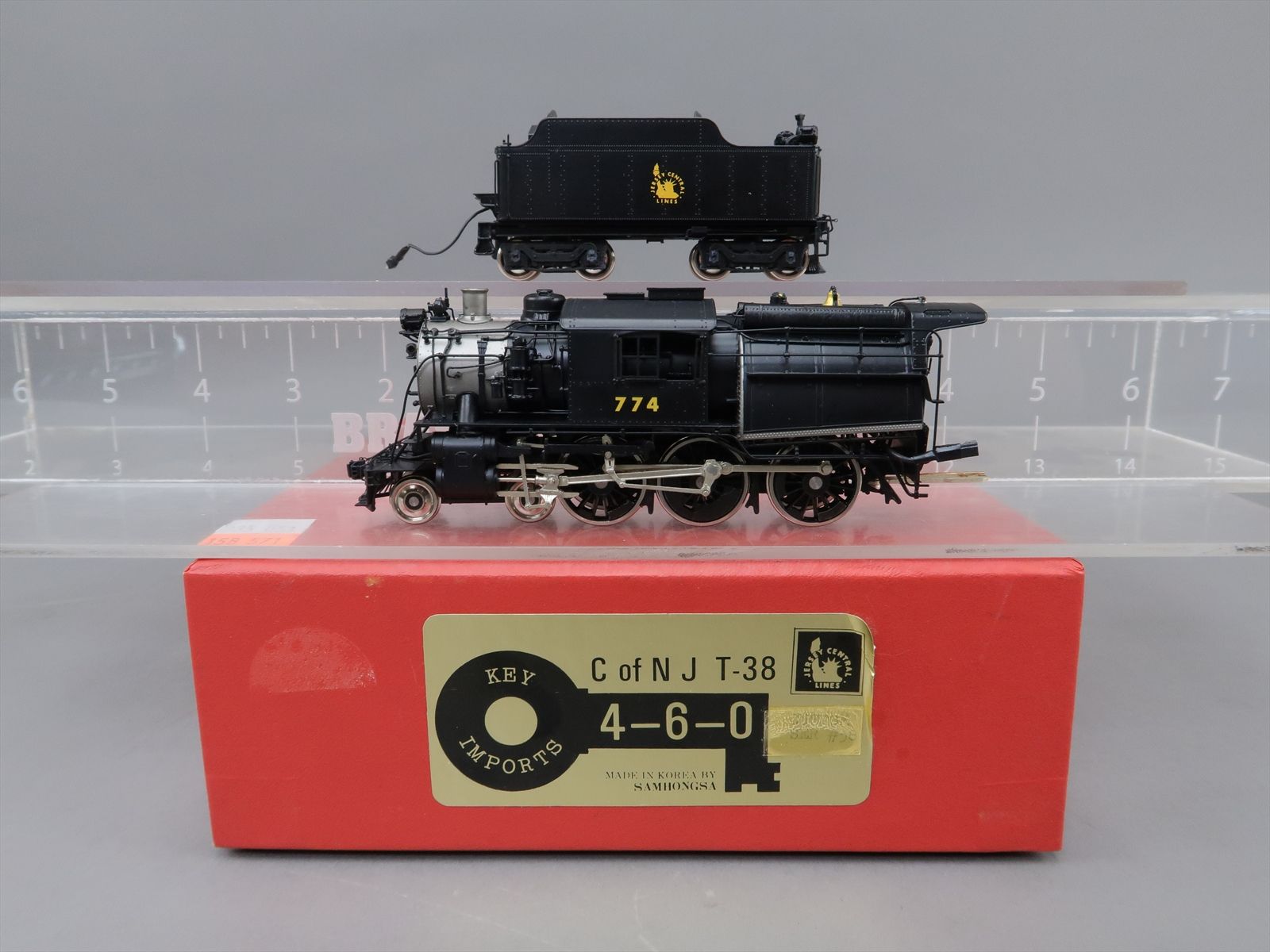 HO Brass Model - Key CS#58 CNJ Central of New Jersey T-38 4-6-0 #774 ...