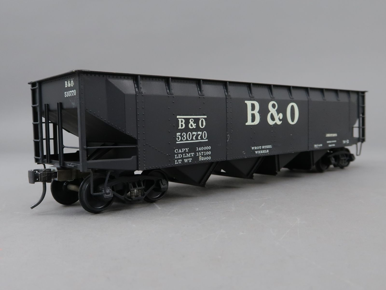 O Brass Model - MG Max Gray B&O Baltimore & Ohio 4-Bay Quad Hopper ...