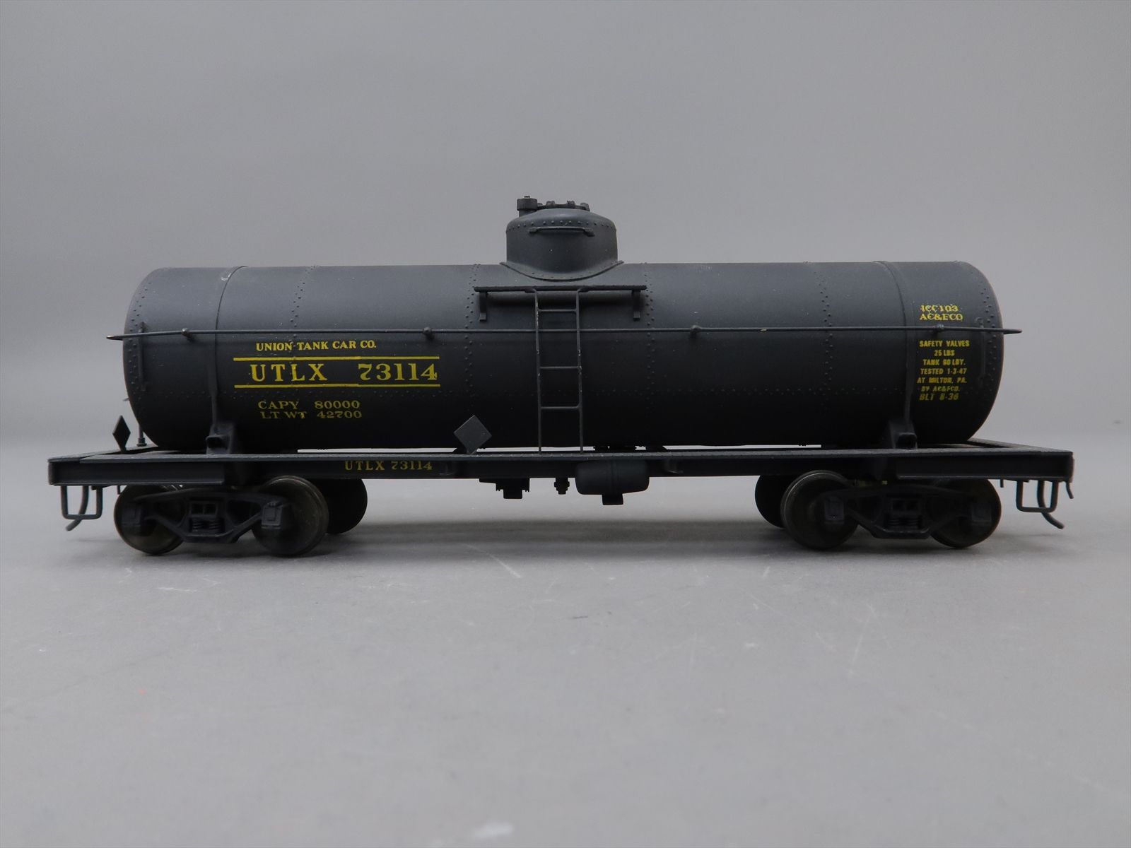 O Brass Model - USH 301 UTLX Union Tank 8000 Gallon Single Dome Tank ...