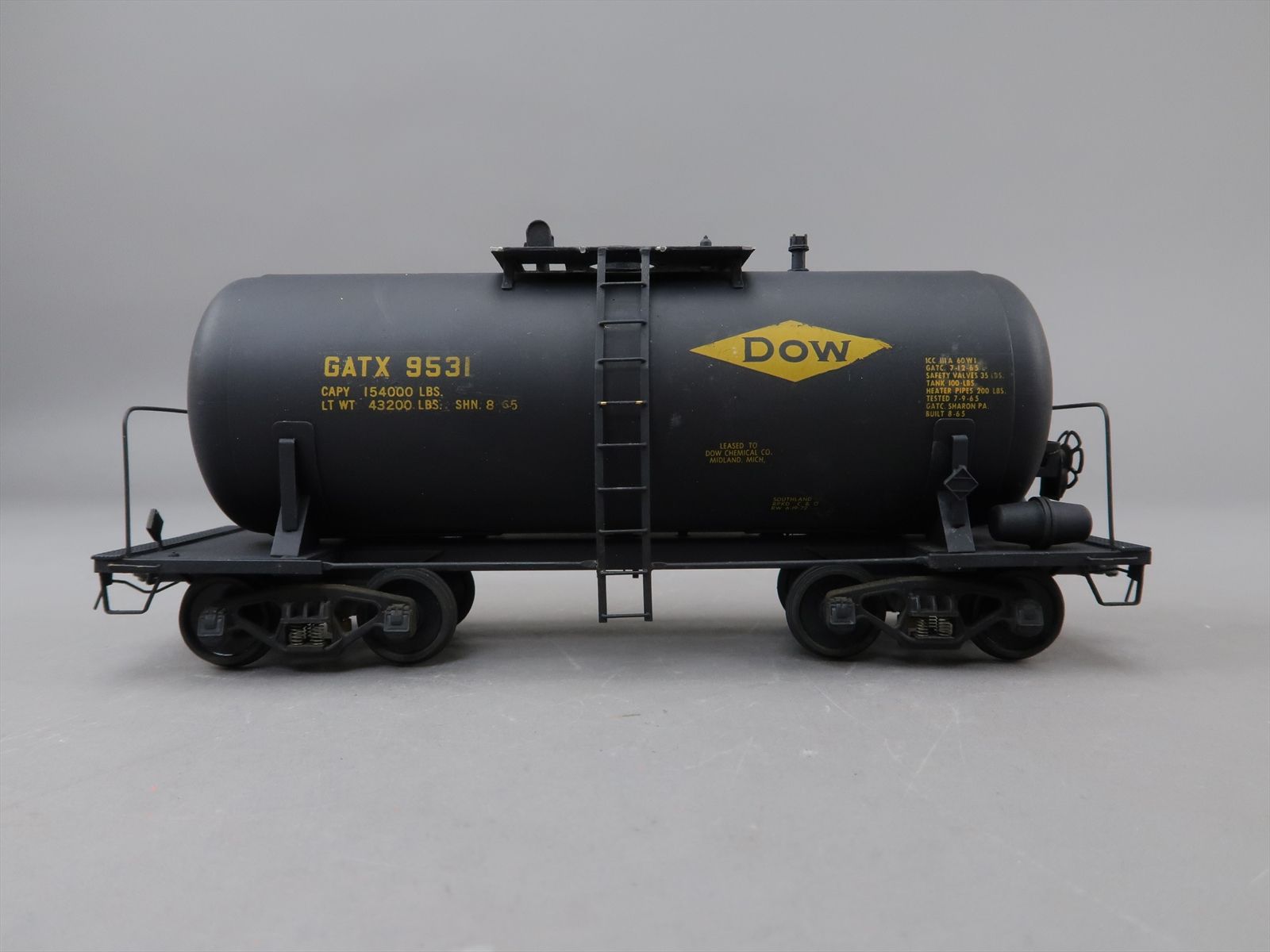 O Brass Model - USH U.S. Hobbies DOW Tiny Tank Car #9531 - Poor Custom ...