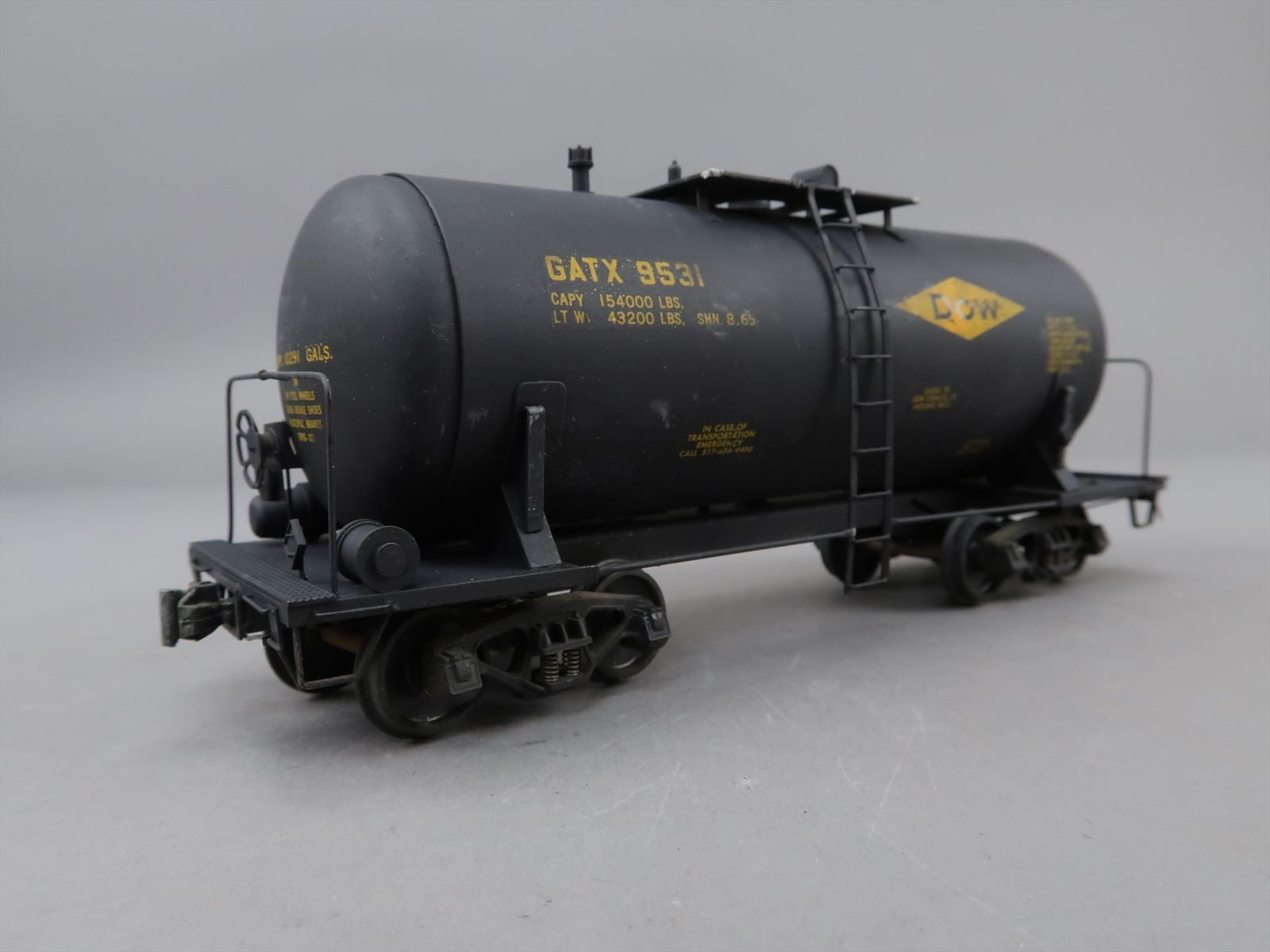 O Brass Model - USH U.S. Hobbies DOW Tiny Tank Car #9531 - Poor Custom ...