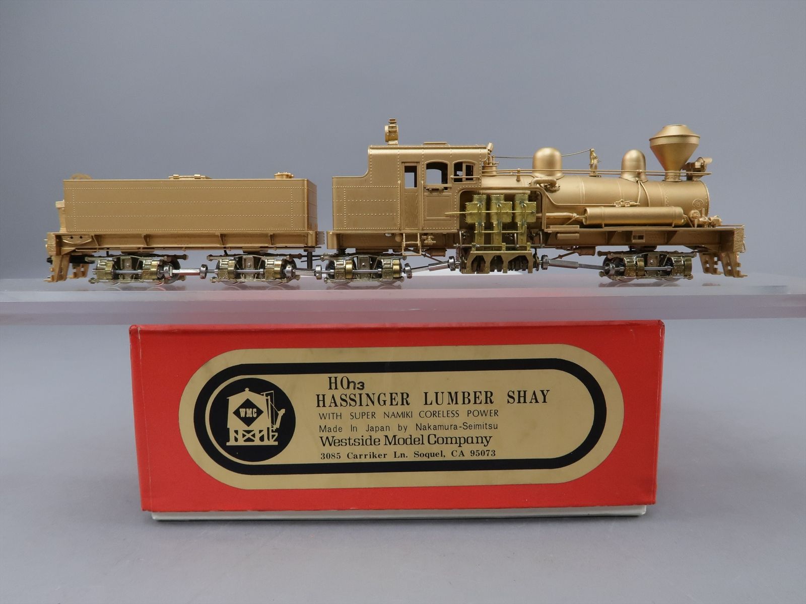 HOn3 Brass Model - WMC Hassinger Lumber 4 Truck Shay Super Nakimi ...
