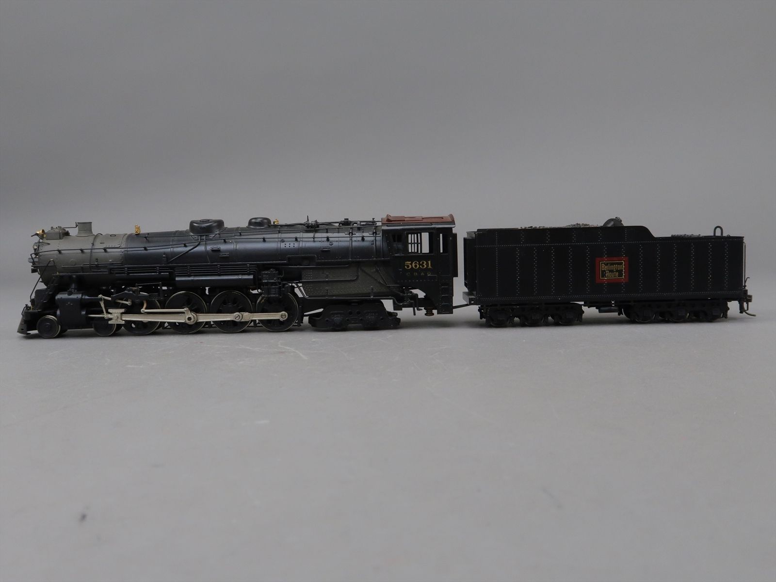 HO Brass Model - PFM CB&Q Burlington O-5 4-8-4#5631 - Custom - 1969 Run - CROWN - Toby - Wrong Box