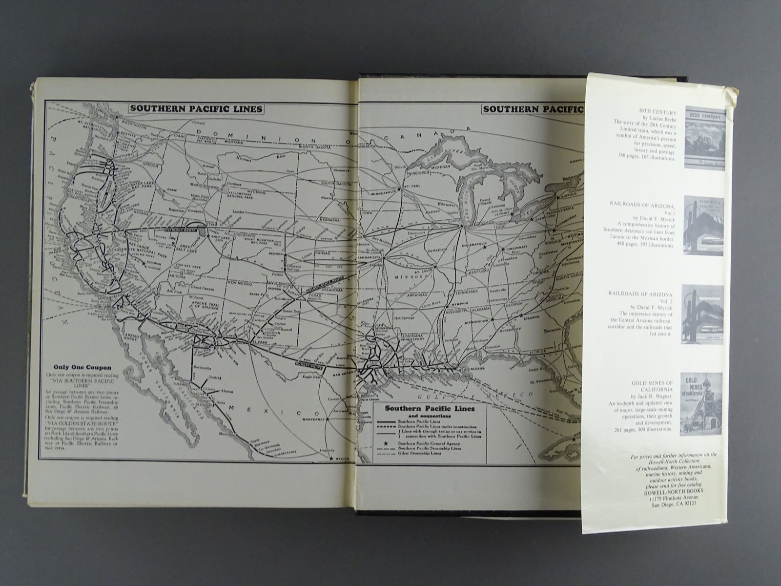 Railroad Book - The Central Pacific & The Southern Pacific Railroads ...
