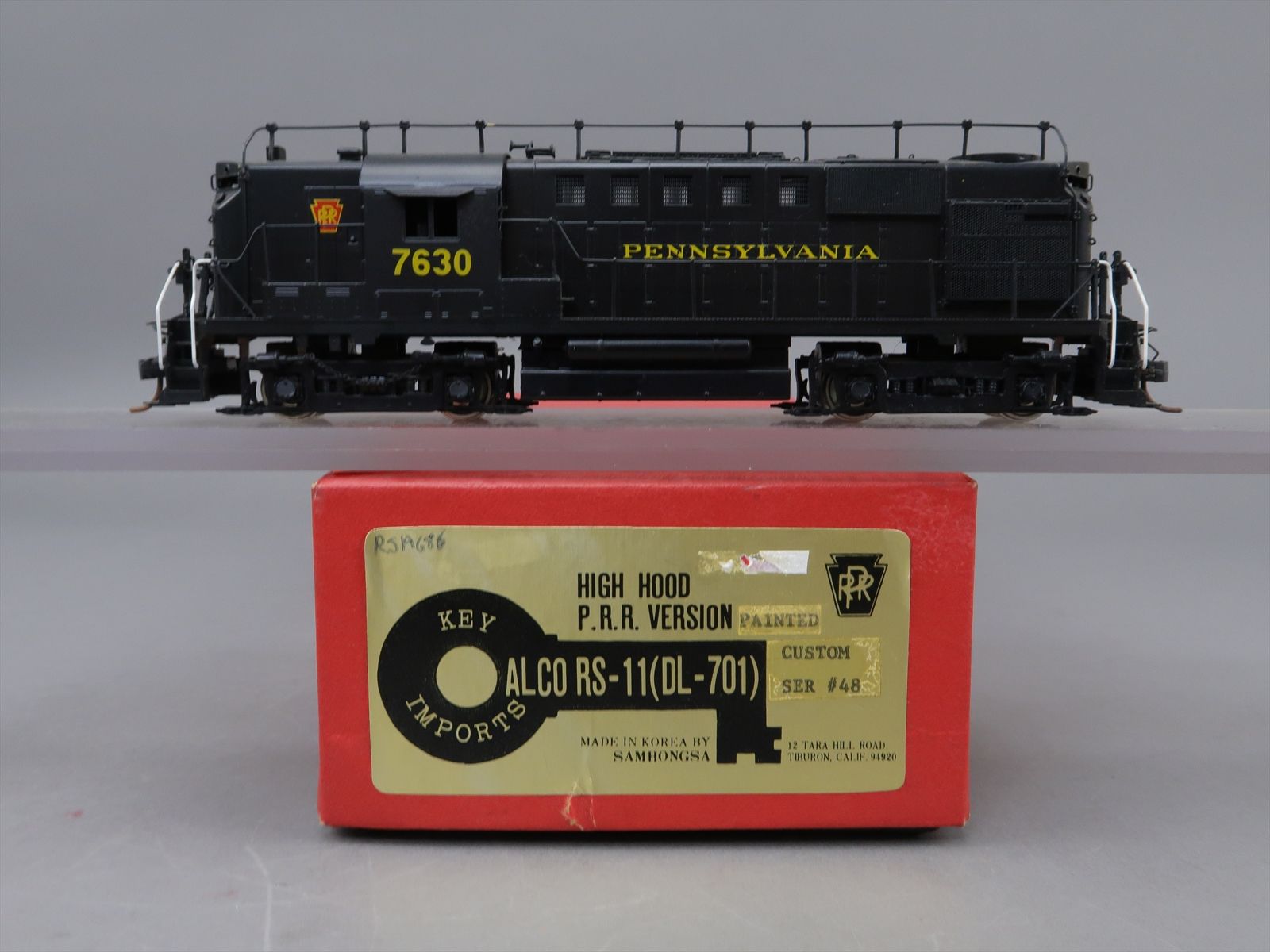 HO Brass Model - Key CS#48 PRR Pennsylvania ALCO RS-11 DL-701 Diesel ...