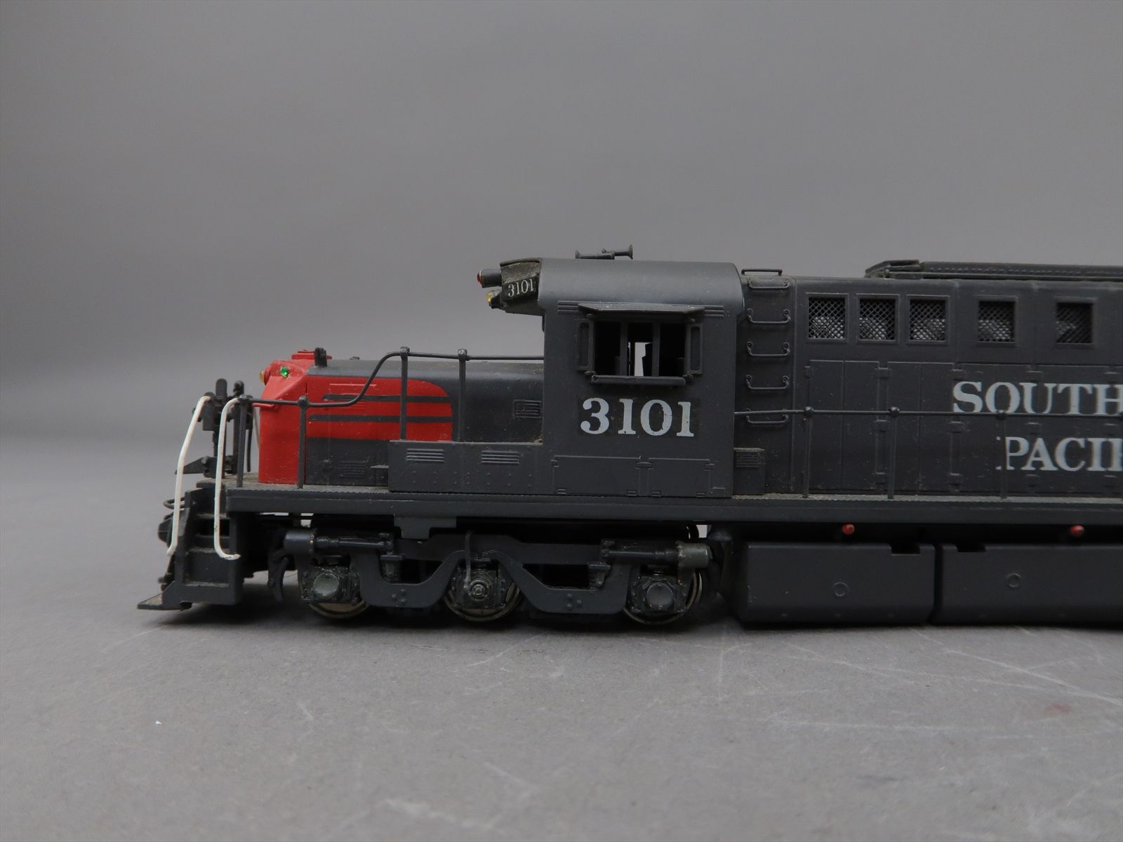 HO Brass Model - Key CS#69 SP Southern Pacific ALCO RSD-15 DL-600B #3101 - F/P - Scarlet / Gray ...
