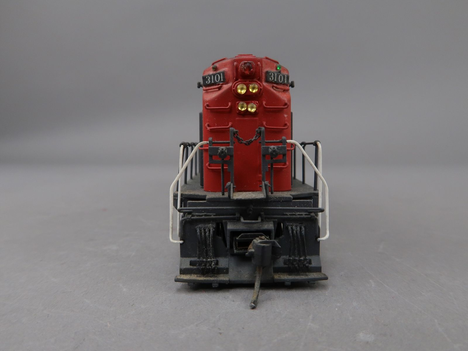 HO Brass Model - Key CS#69 SP Southern Pacific ALCO RSD-15 DL-600B #3101 - F/P - Scarlet / Gray ...