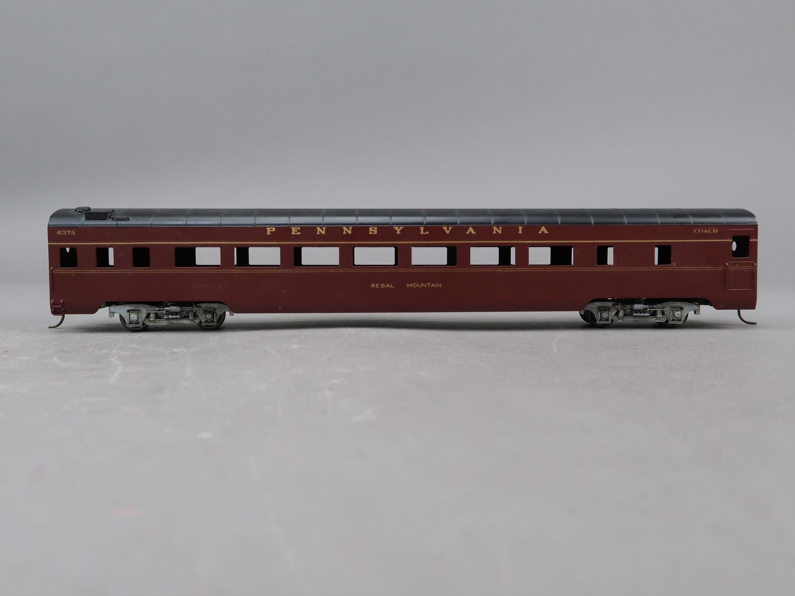 HO Brass Model - Soho SP as PRR Pennsylvania Coach Smooth Sided REGAL ...