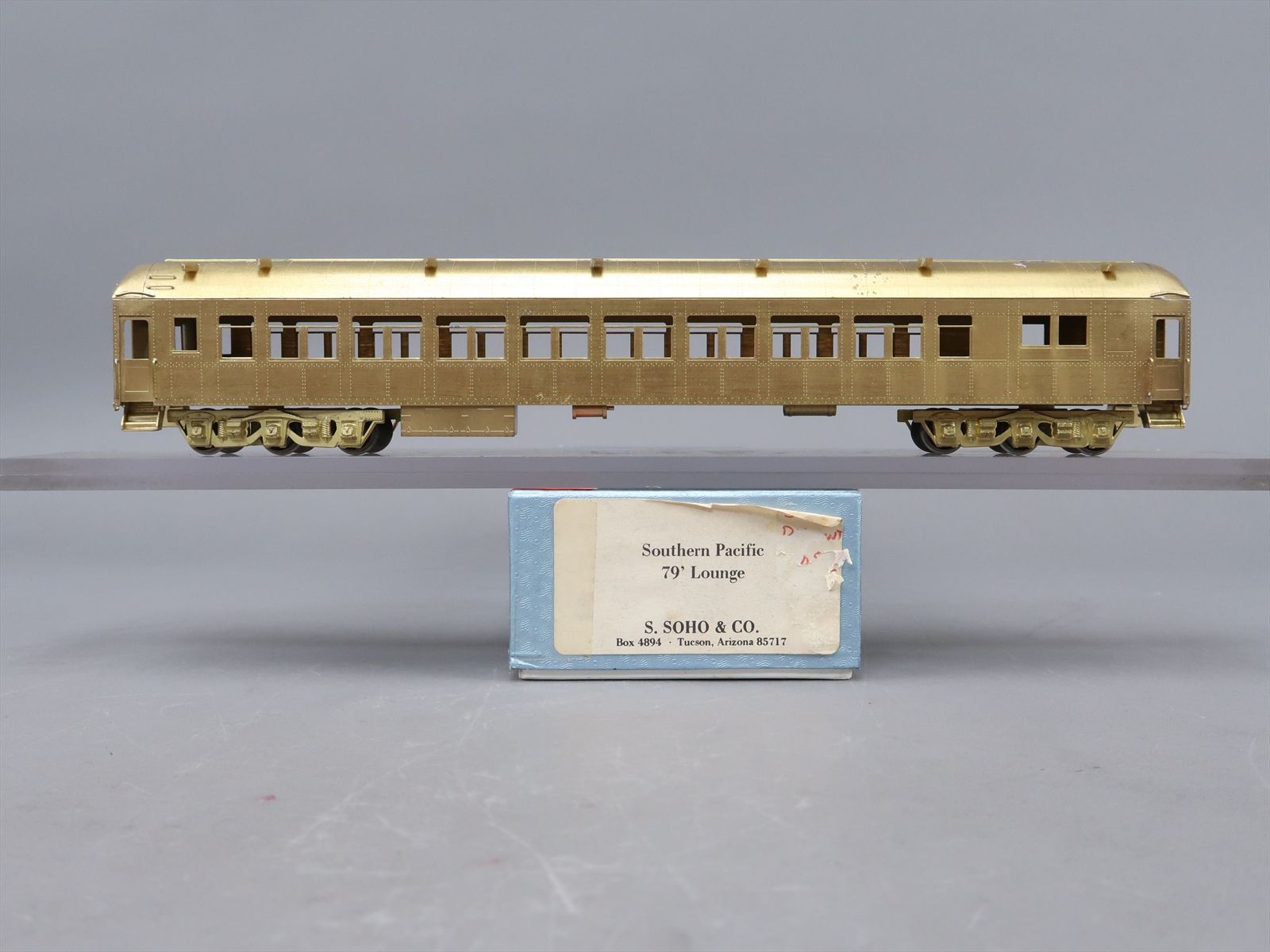 HO Brass Model - Soho SP Southern Pacific 79' Lounge - Unpainted - 1973 ...