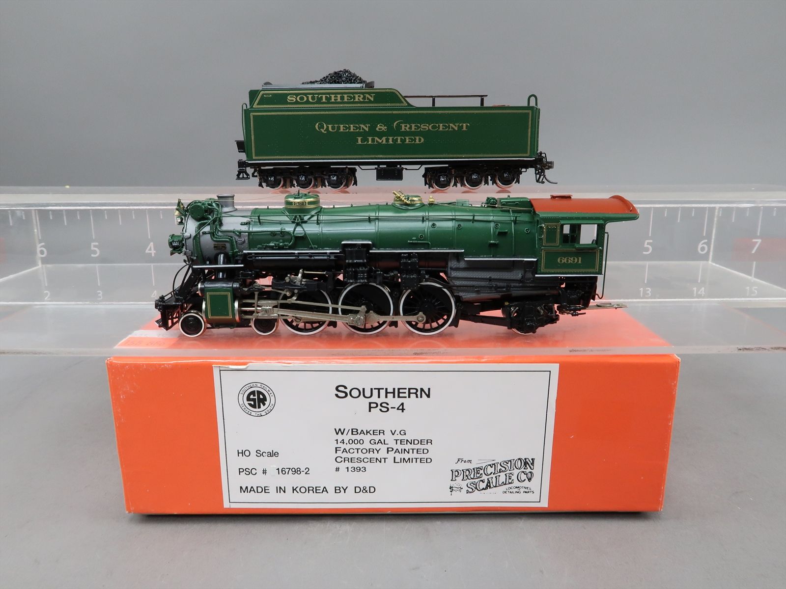 HO Brass Model - PSC 16798-2 SOU Southern PS-4 Baker VG, Queen ...