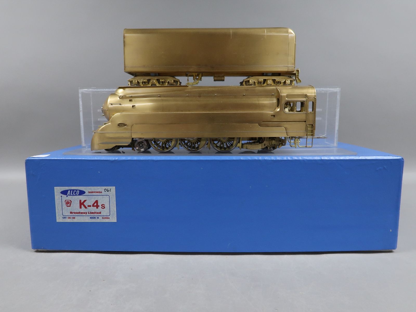 O Brass Model - ALCO OS-136 PRR Pennsylvania K4s 4-6-2 Broadway Limited ...
