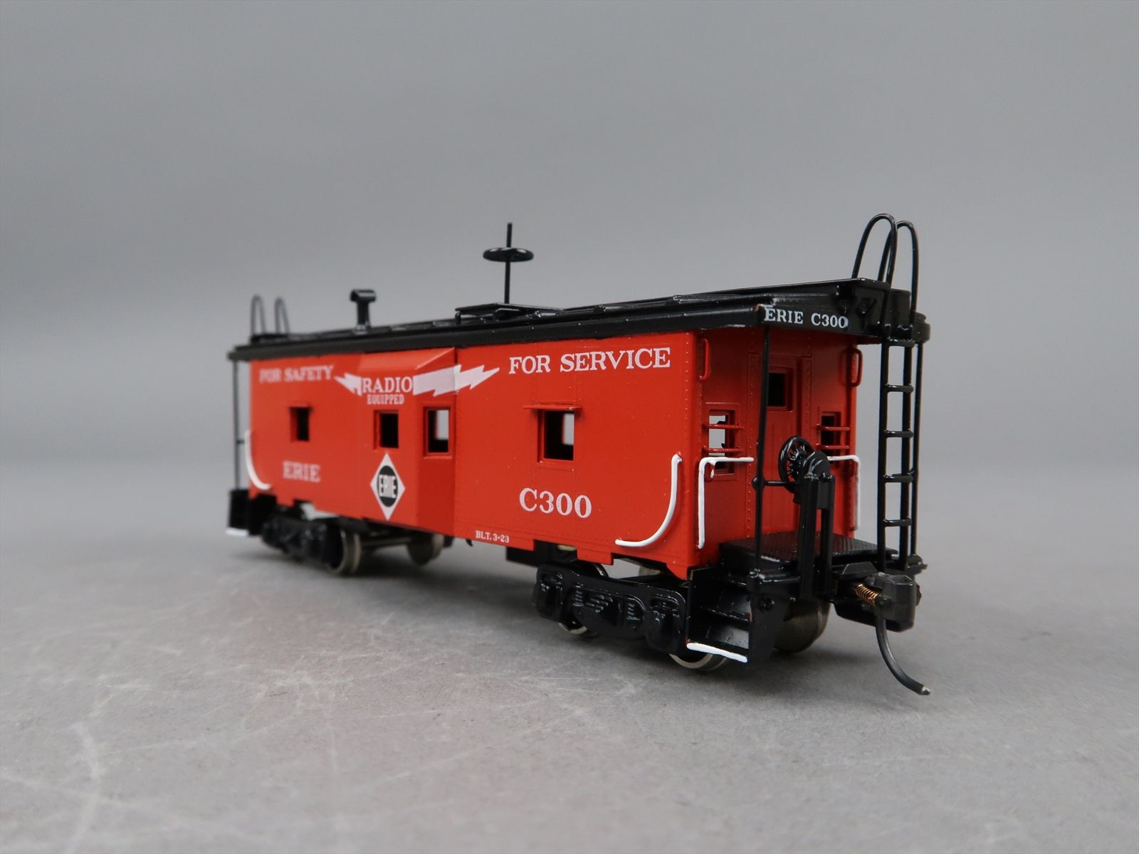 HO Brass Model - NJCB RS-671 ERIE RR Bay Window Caboose C-300 - Custom ...