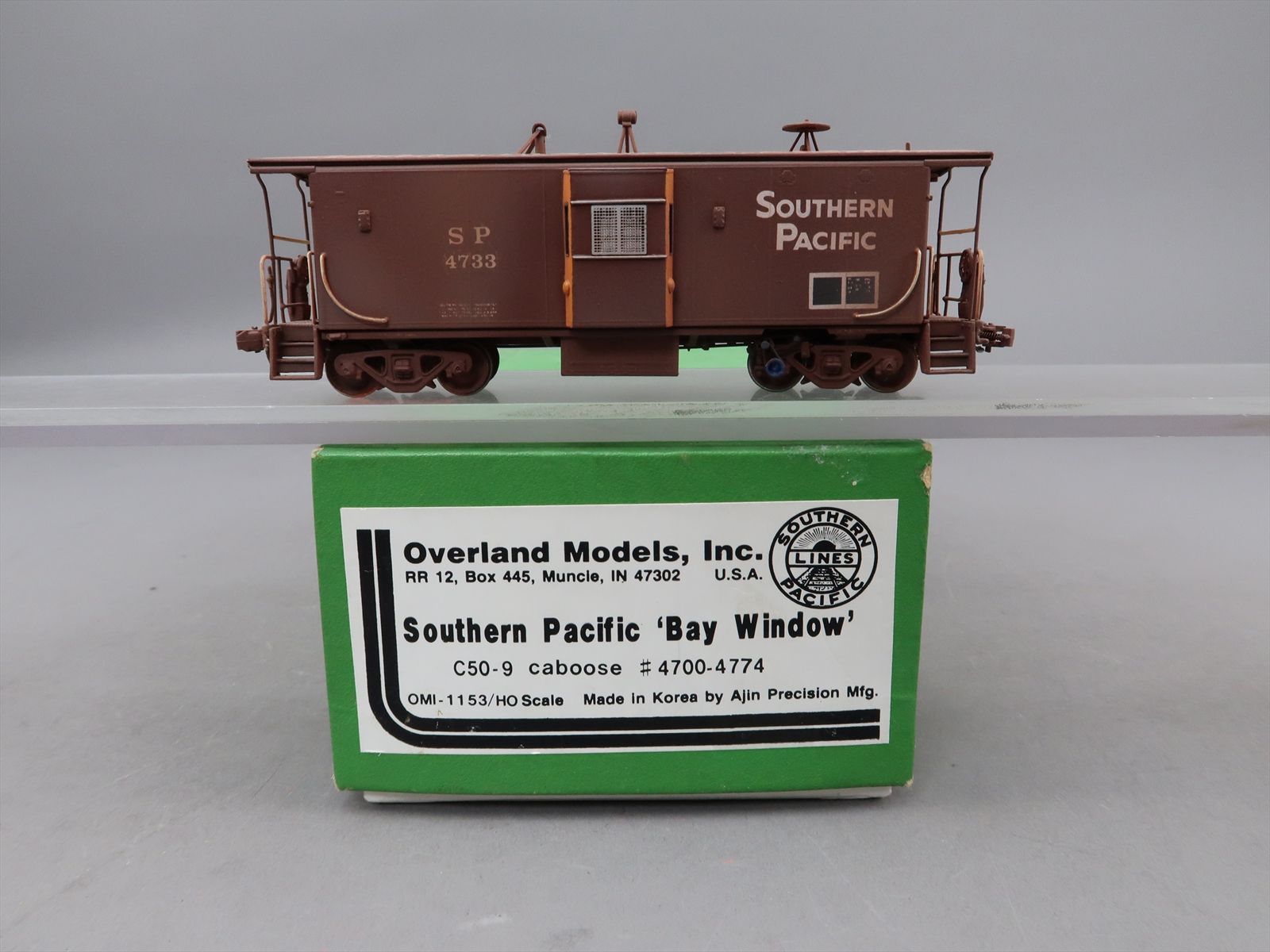 HO Brass Model - OMI 1153 SP Southern Pacific C-50-9 Bay Window Caboose ...