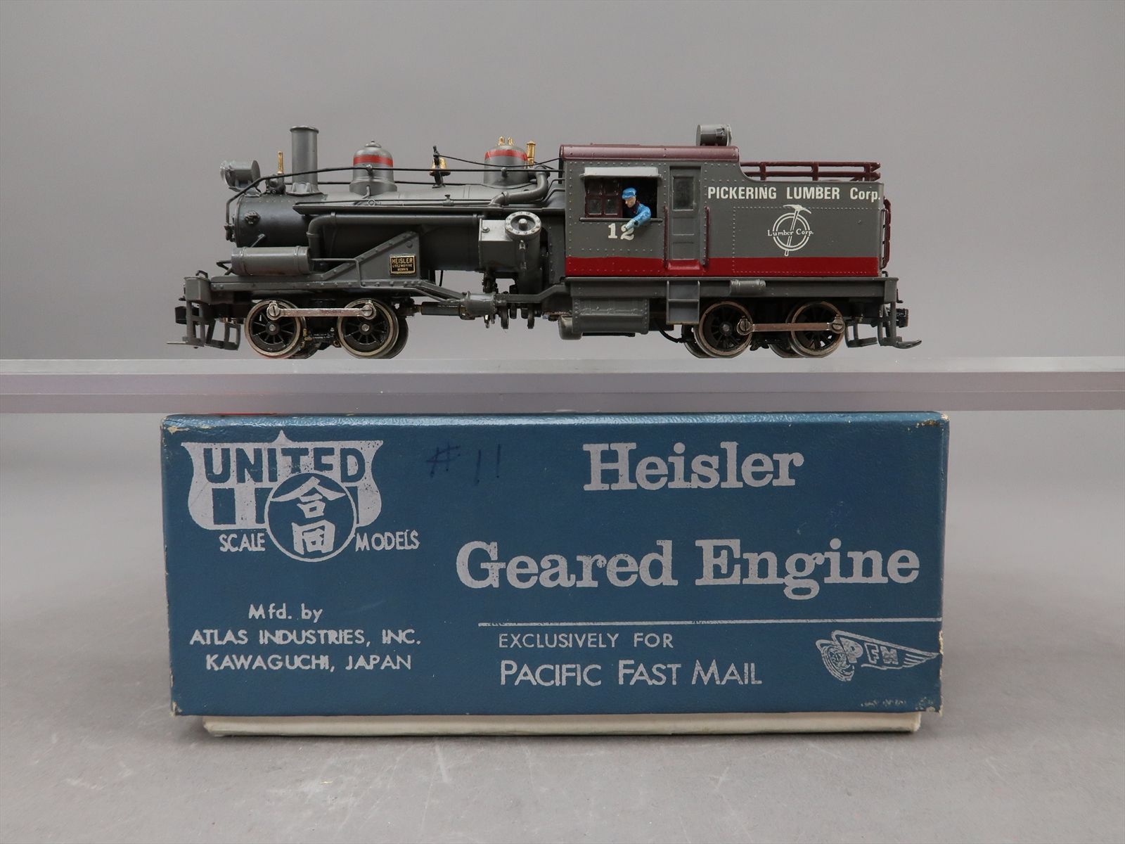 HO Brass Model - PFM Pickering Lumber Corp. Heisler 2-Truck Geared ...