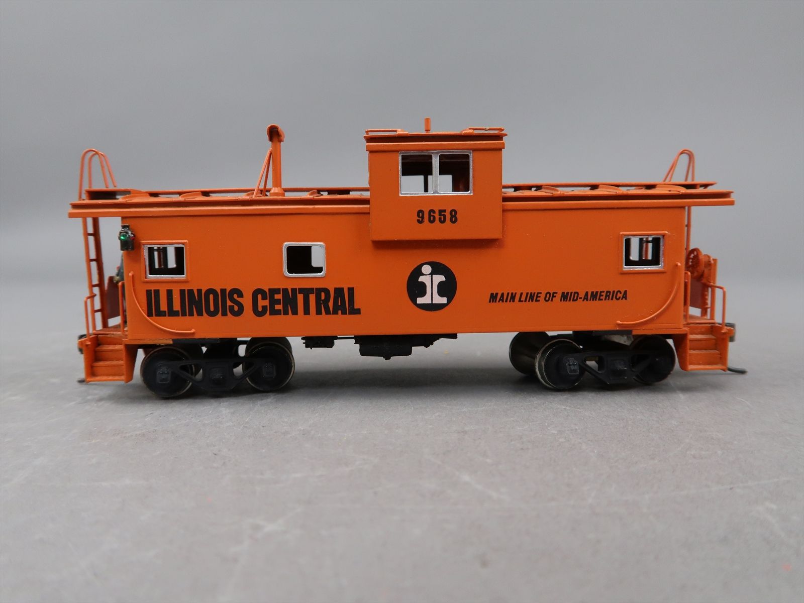 HO Brass Model - PFM GN Big Sky Caboose as IC Illinois Central Range ...