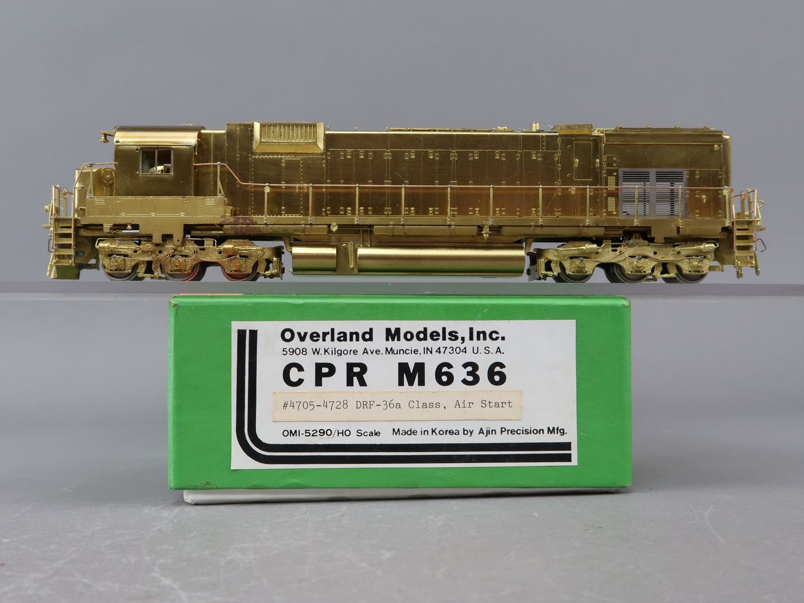 HO Brass Model - OMI 5290 CP CPR Canadian Pacific M636 DRF-36a Air Start #4705 - 4728 ...